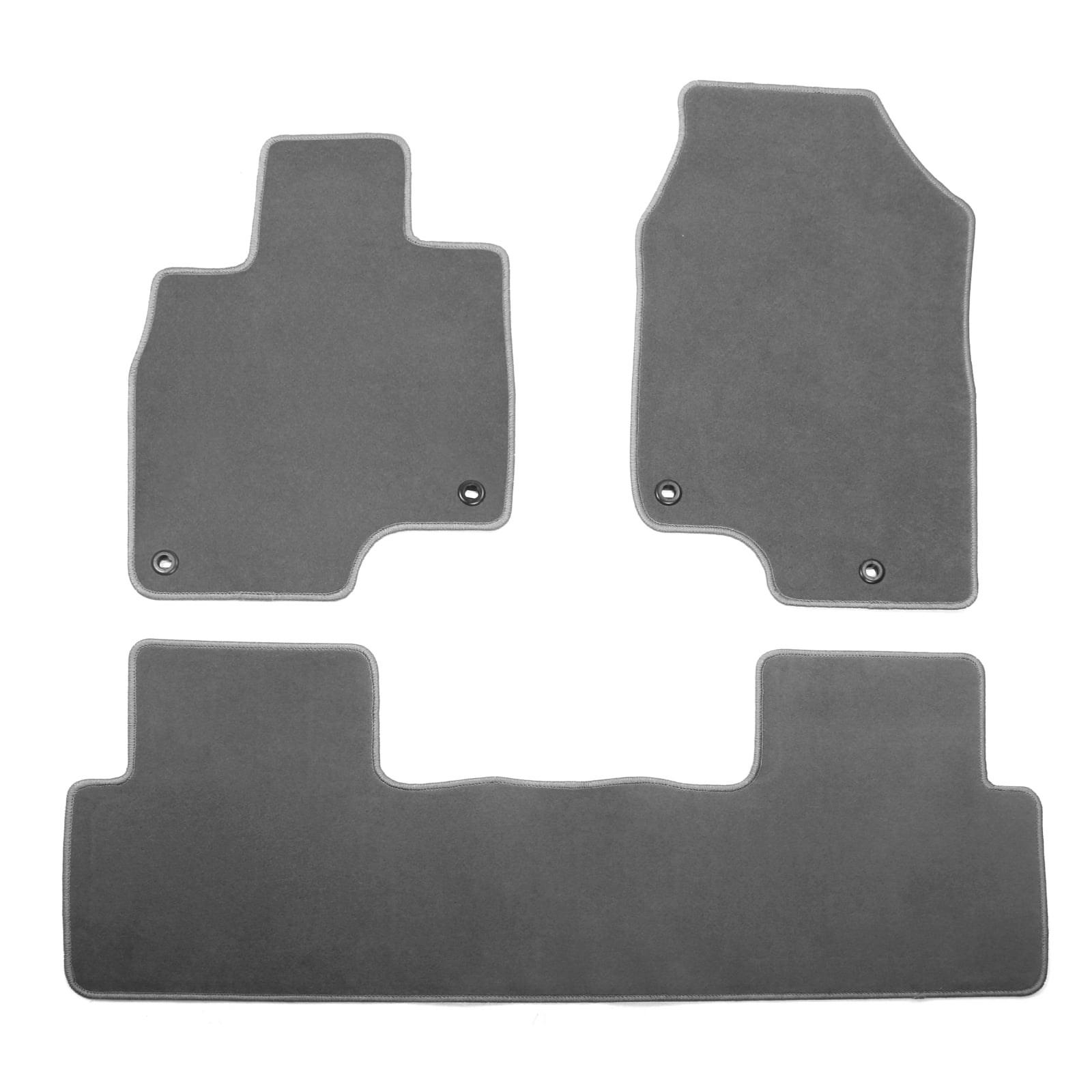 Ikon Motorsports Floor Mat Compatible With 2019-2024 Acura RDX 4DR Gray ...