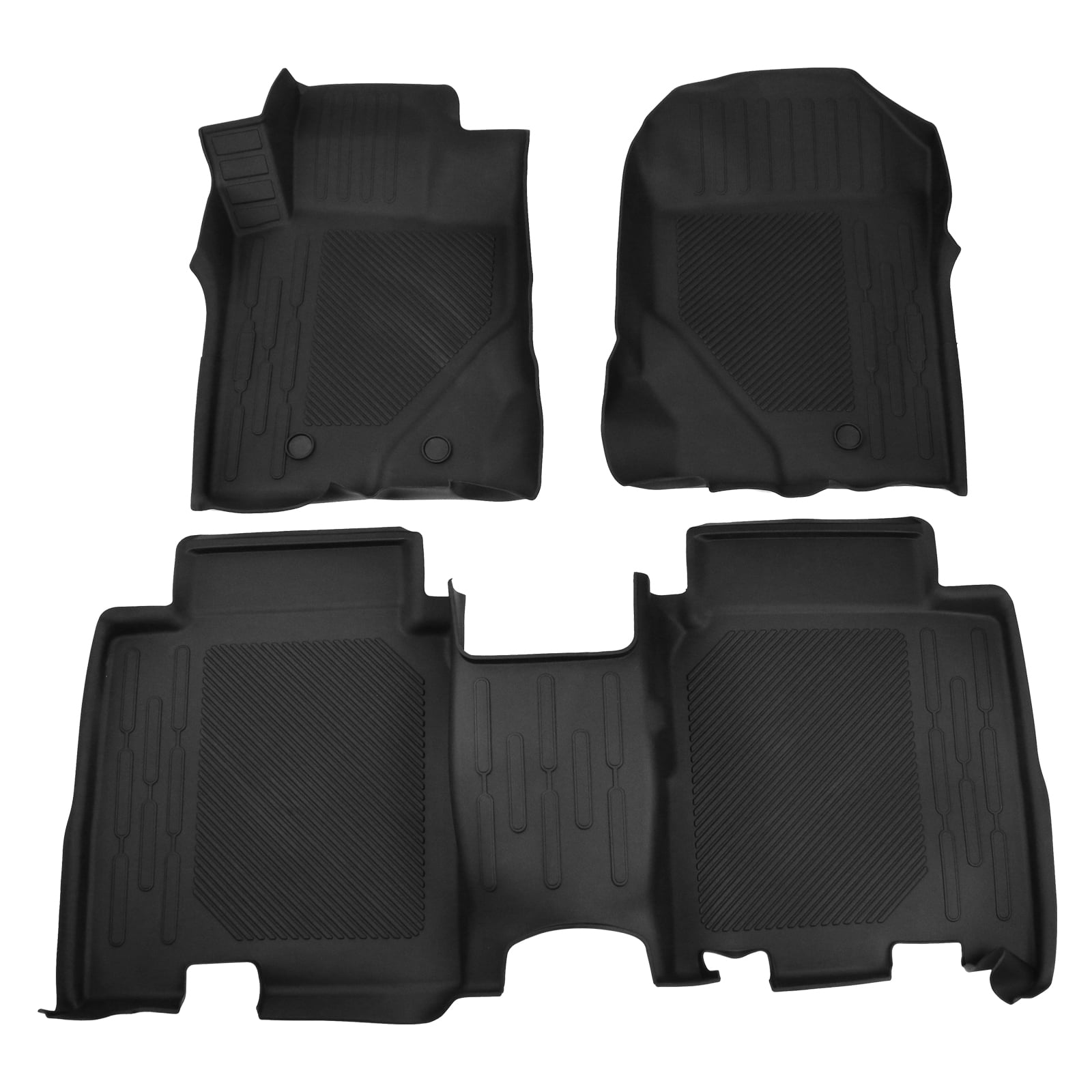 Ikon Motorsports Floor Mats Compatible With 2021-2025 Ford Bronco 4 ...