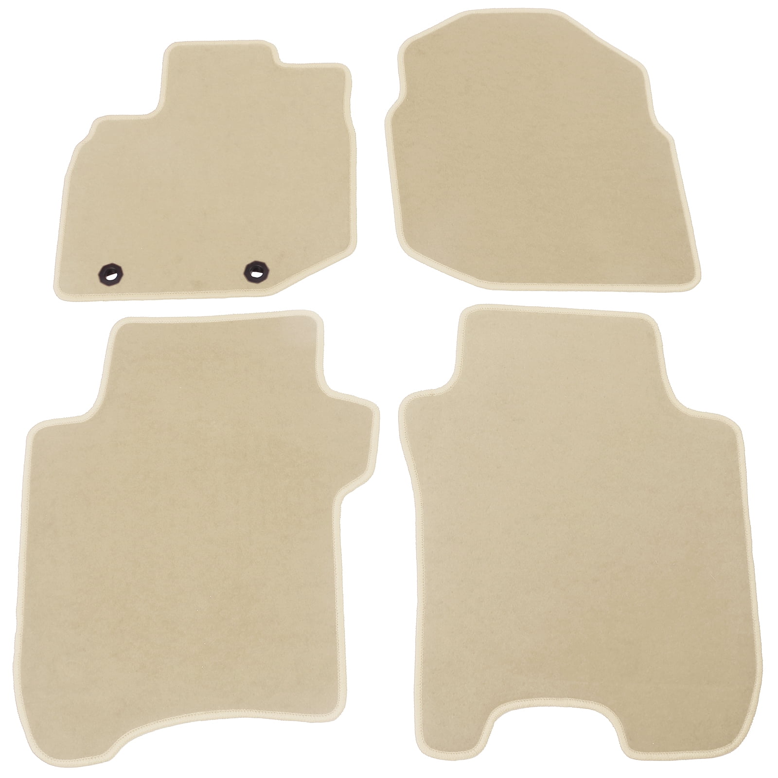 Ikon Motorsports Floor Mats Compatible With 2006-2012 Honda Fit Factory ...