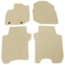 Ikon Motorsports Floor Mats Fits 2017-2026 Honda Ridgeline Beige Nylon ...