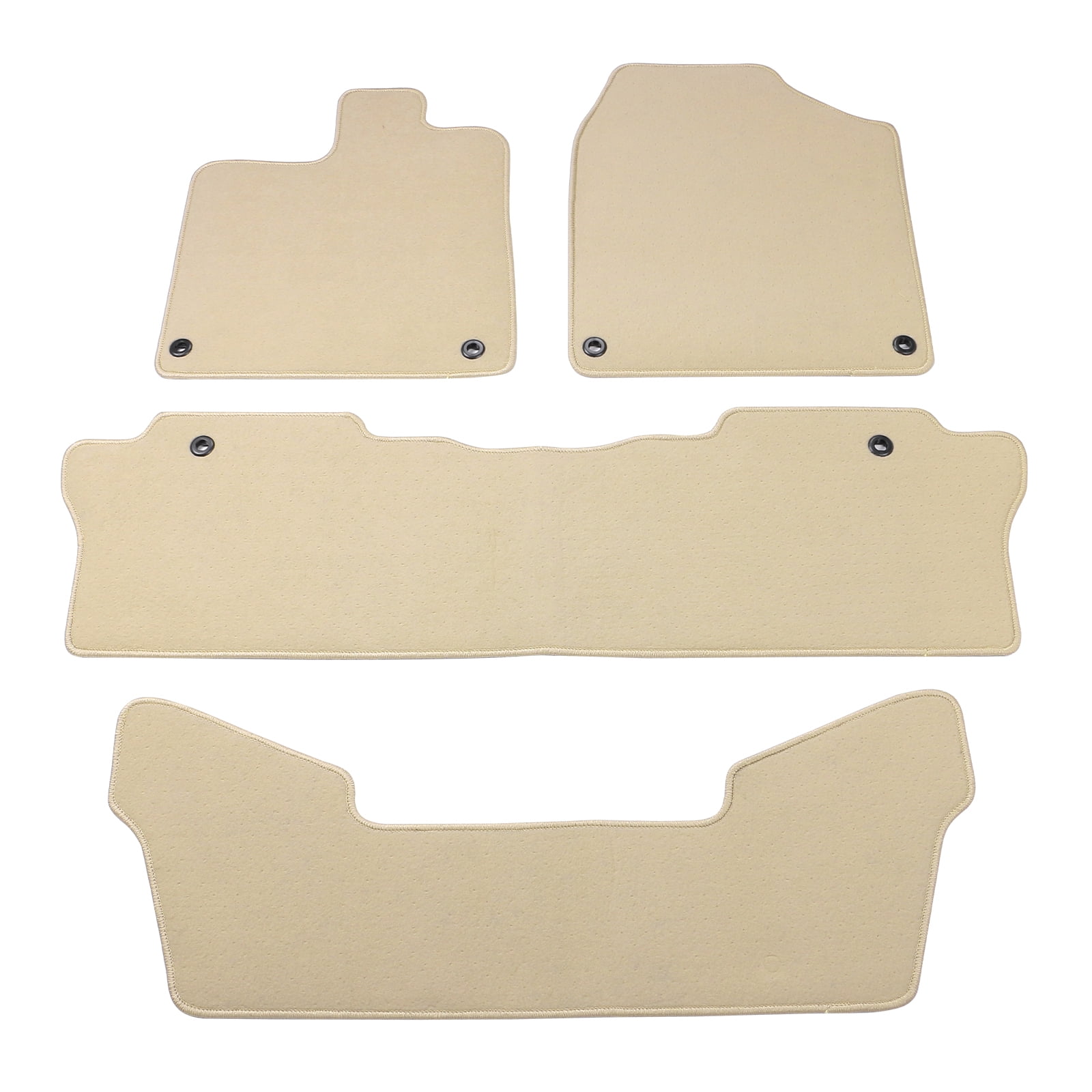 Ikon Motorsports Floor Mats Compatible With 2016-2022 Honda Pilot ...