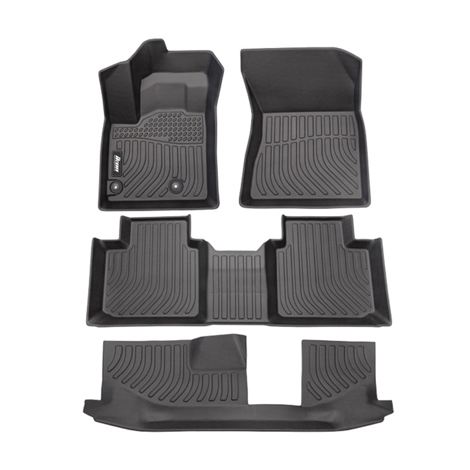Ikon Motorsports All-Weather Floor Mats for 2022-2024 Mitsubishi ...