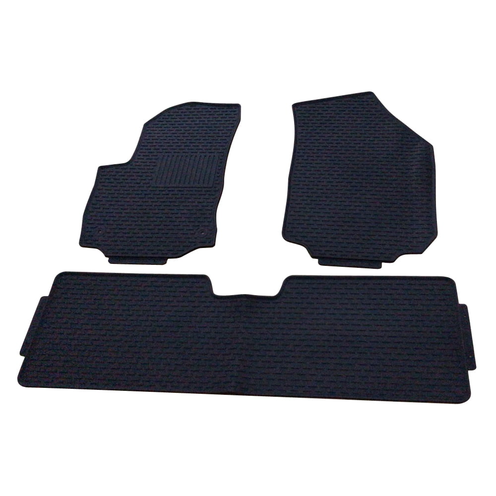 Ikon Motorsports 18-23 Chevy Equinox All-Weather Rubber Floor Mat, OEM ...