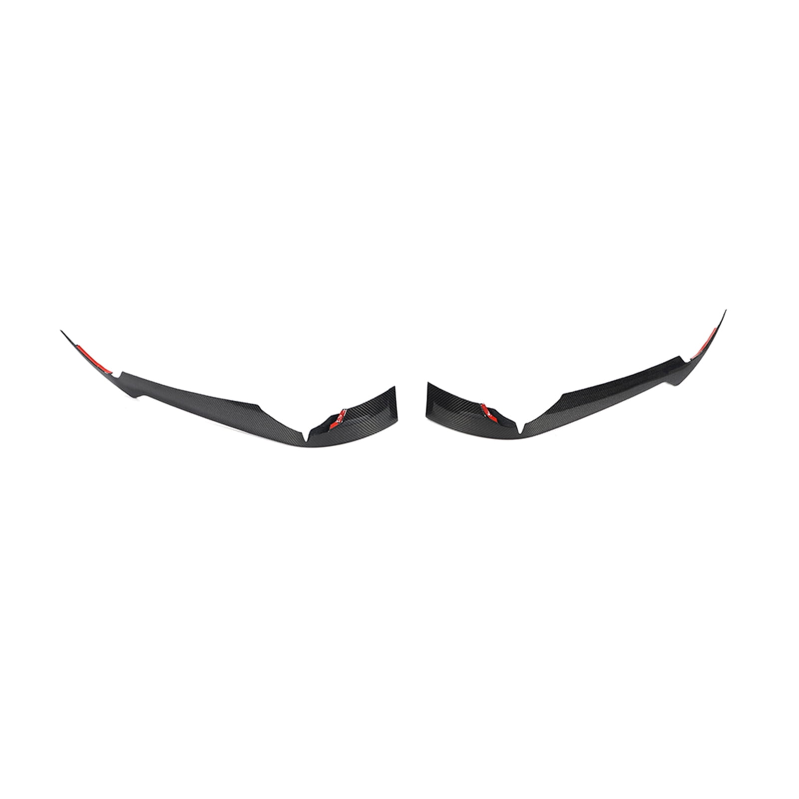 Ikon Motorsports Front Bumper Canards Splitters Compatible With 2020 ...