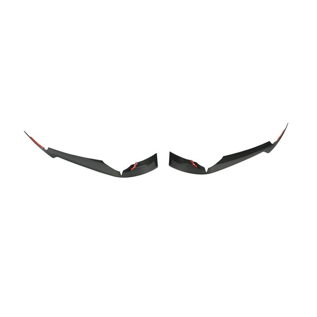 Ikon Motorsports Front Bumper Canards Splitters Compatible With 2020 ...