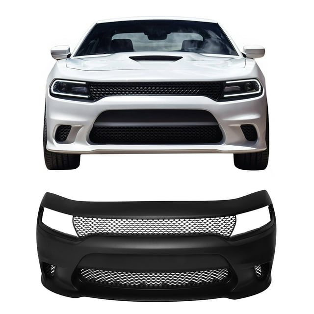 Ikon Motorsports Front Bumper Cover Compatible With 2015-2023 Dodge ...