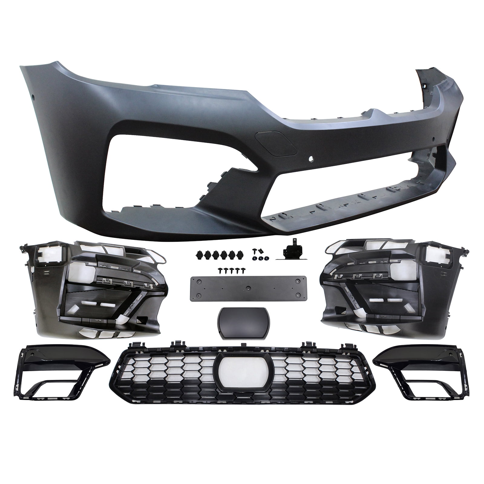 Ikon Motorsports Front Bumper Cover Compatible With 2021-2023 BMW G30 5 ...