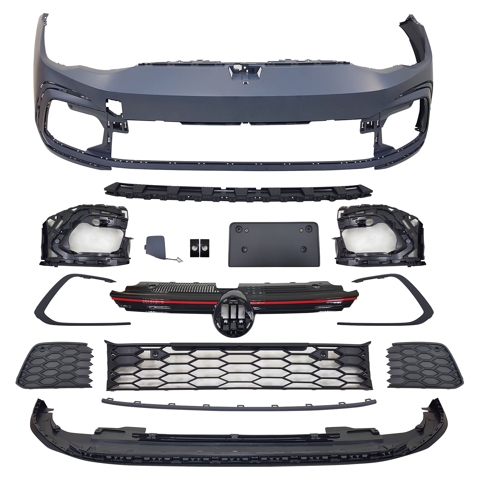 Ikon Motorsports Front Bumper Cover Compatible with 2022-2024 ...