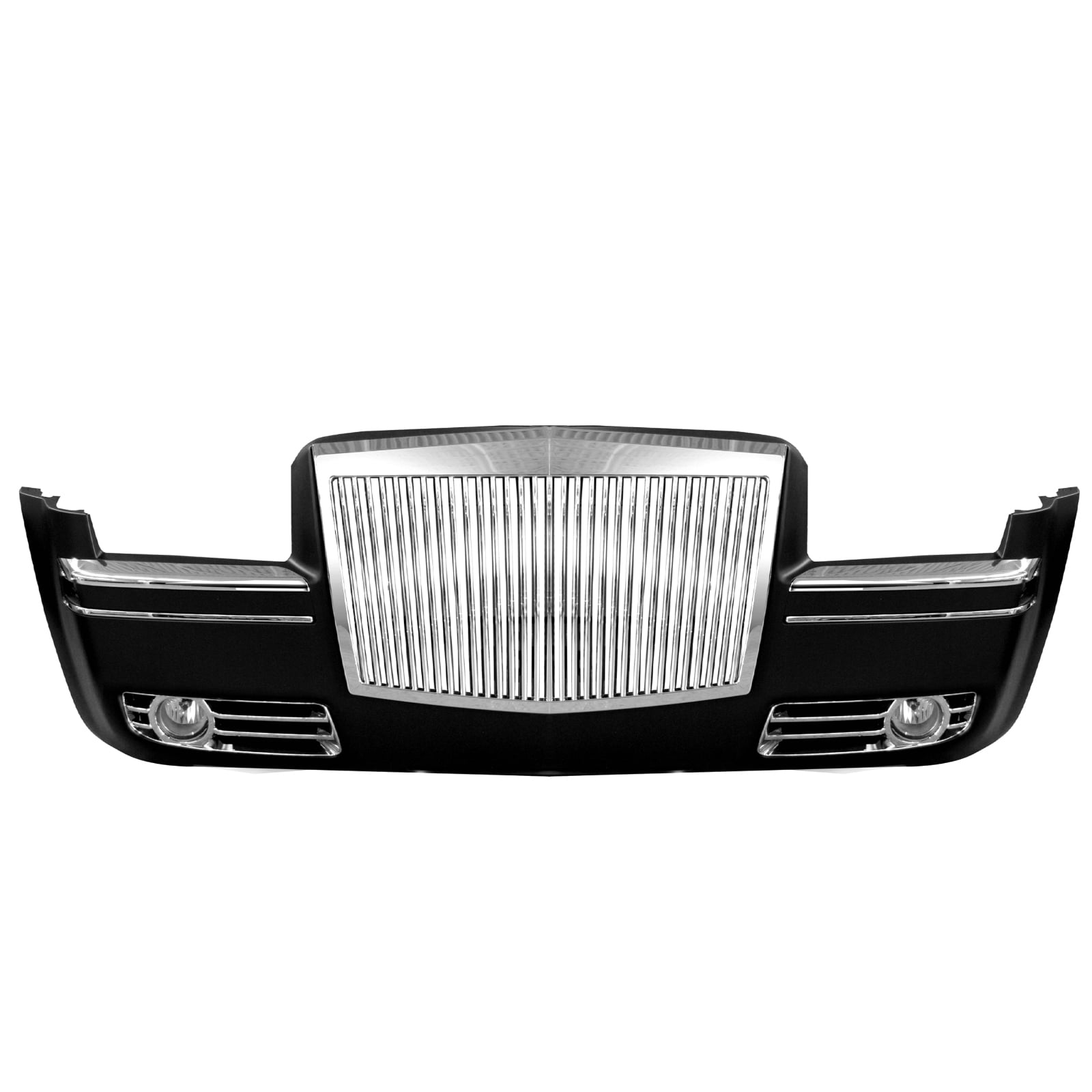 Ikon Motorsports Front Bumper Cover Compatible With 2005-2010 Chrysler ...