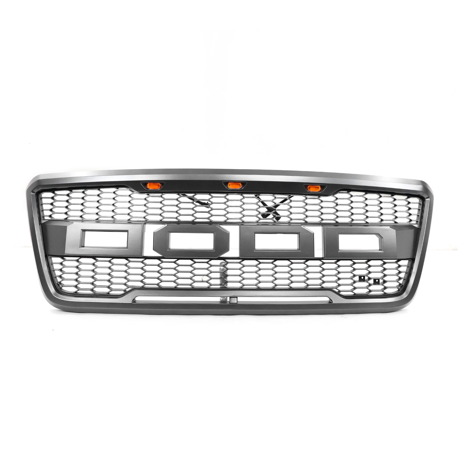 Ikon Motorsports Front Bumper Grille Compatible with 04-08 Ford F150 ...