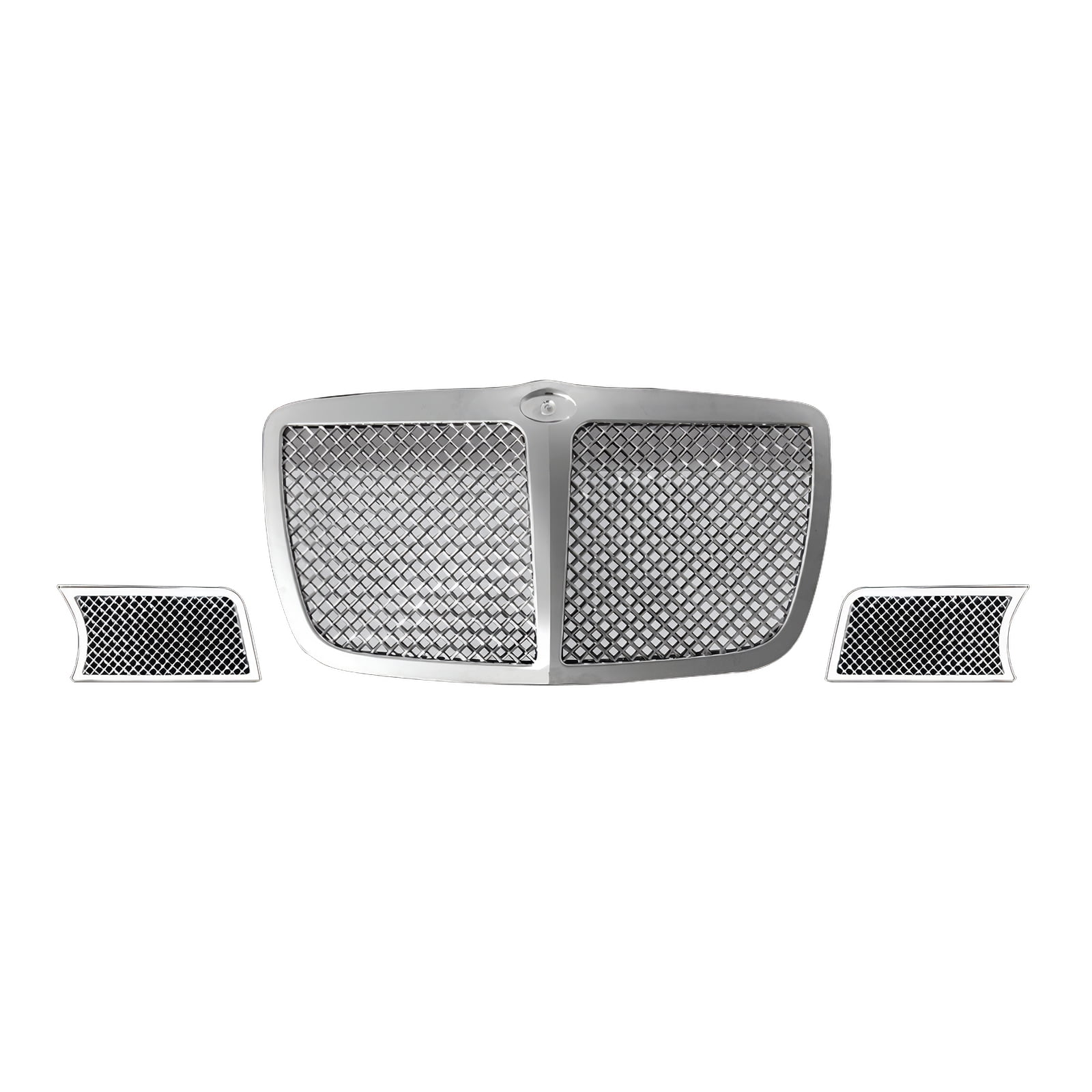 Ikon Motorsports Front Bumper Grille Compatible with 2005-2010 Chrysler ...