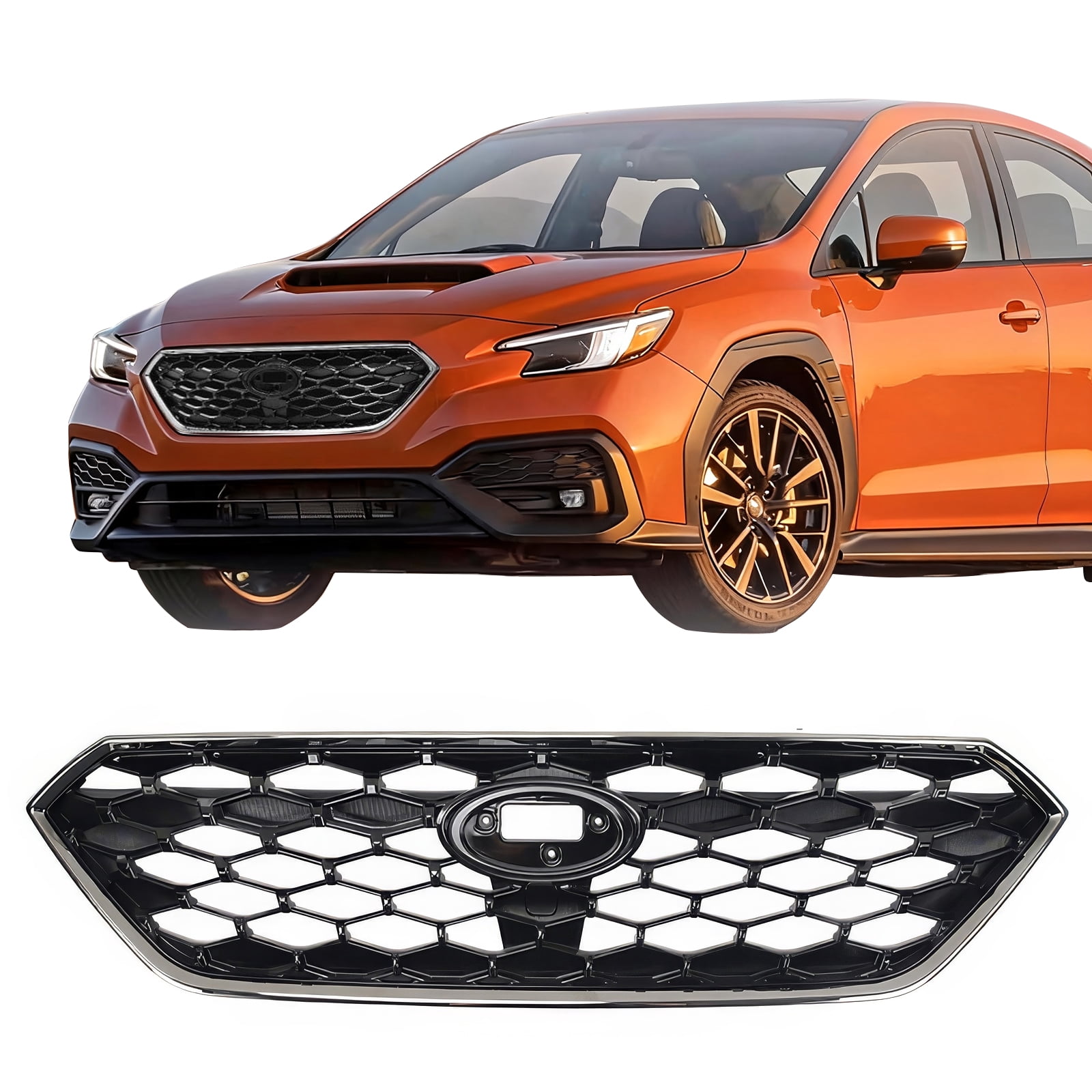 Ikon Motorsports Front Bumper Hood Upper Grille Replacement For 2022 ...