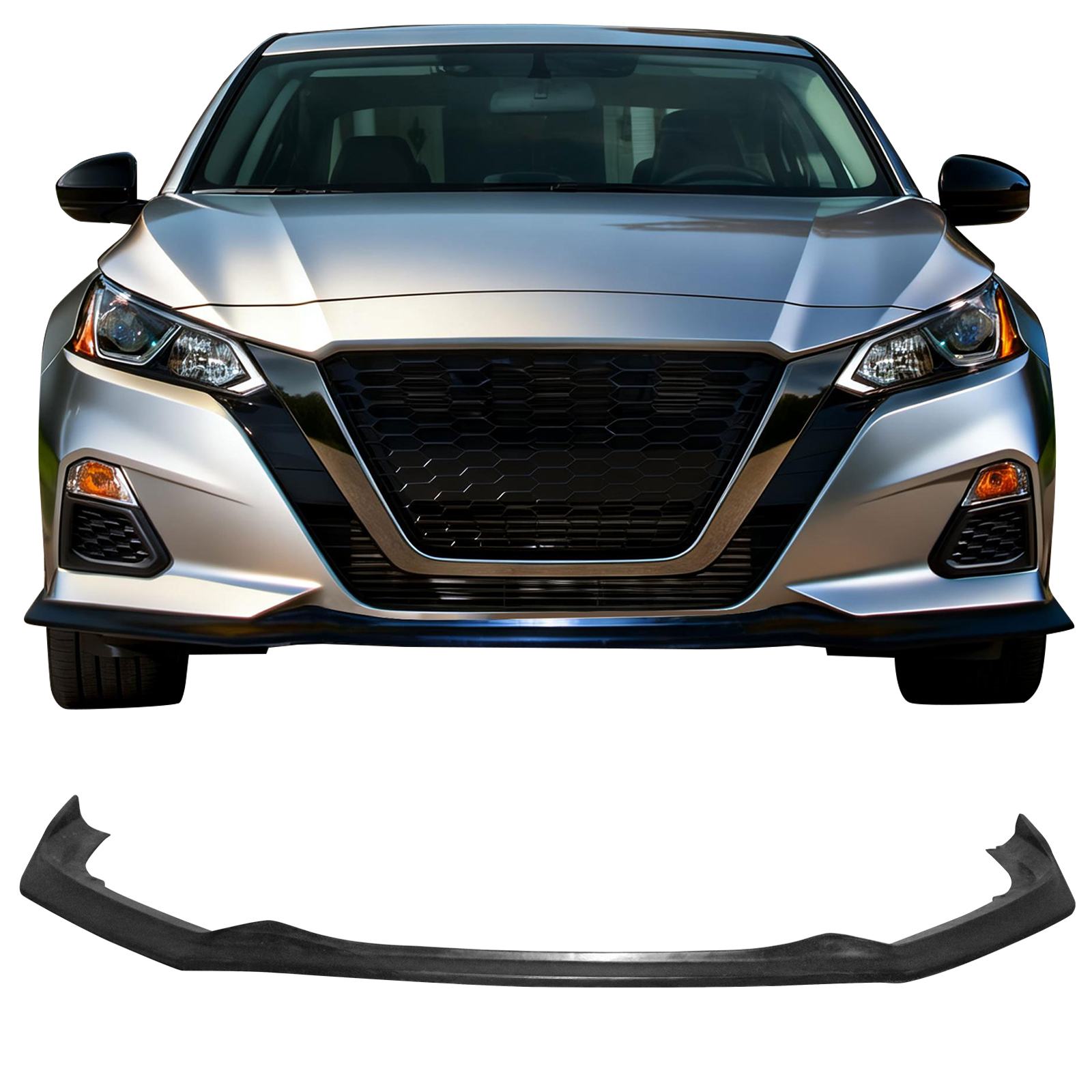 Ikon Motorsports Front Bumper Lip, Compatible with 2019-2022 Nissan ...