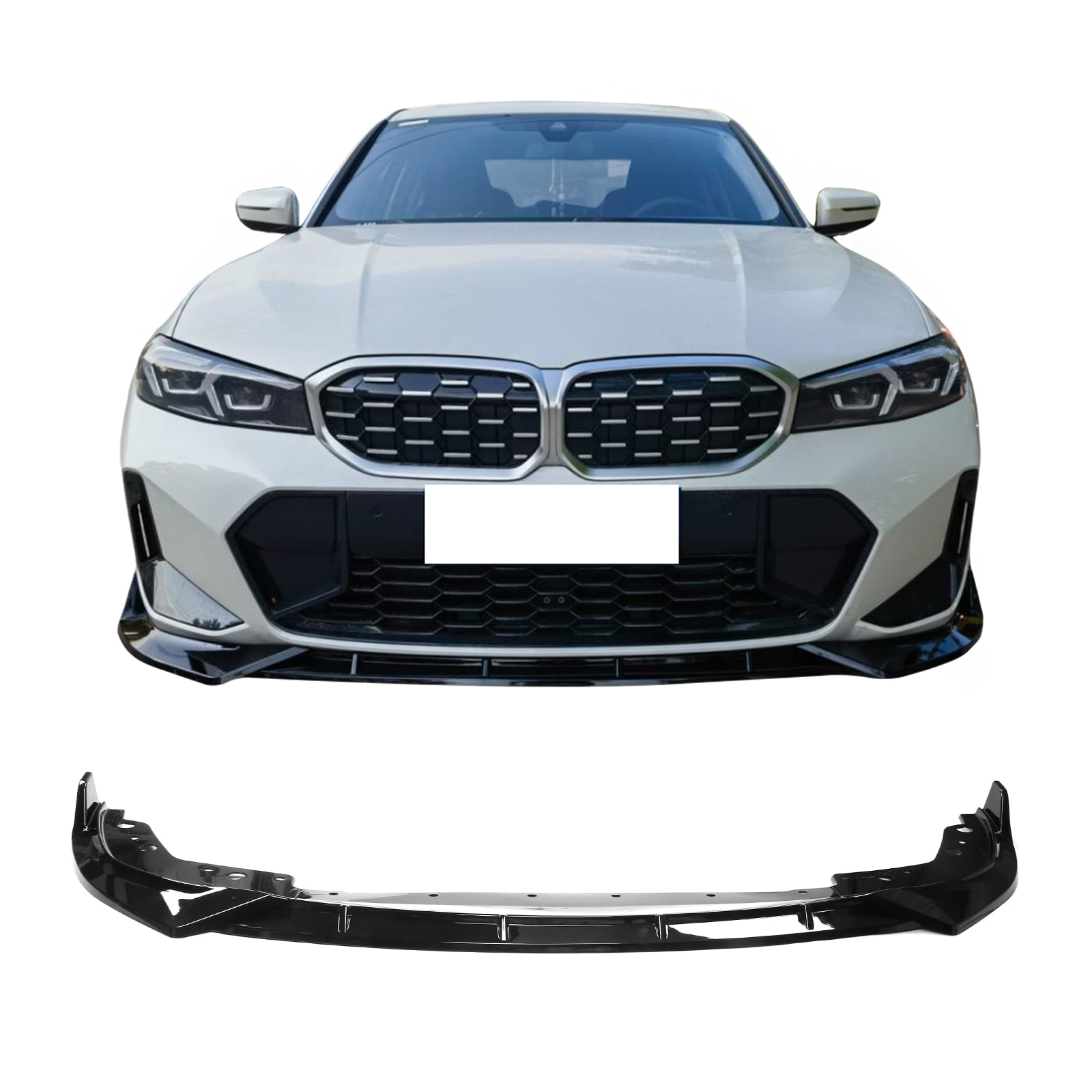 Ikon Motorsports Front Bumper Lip Compatible With 2023-2025 BMW G20 3 ...