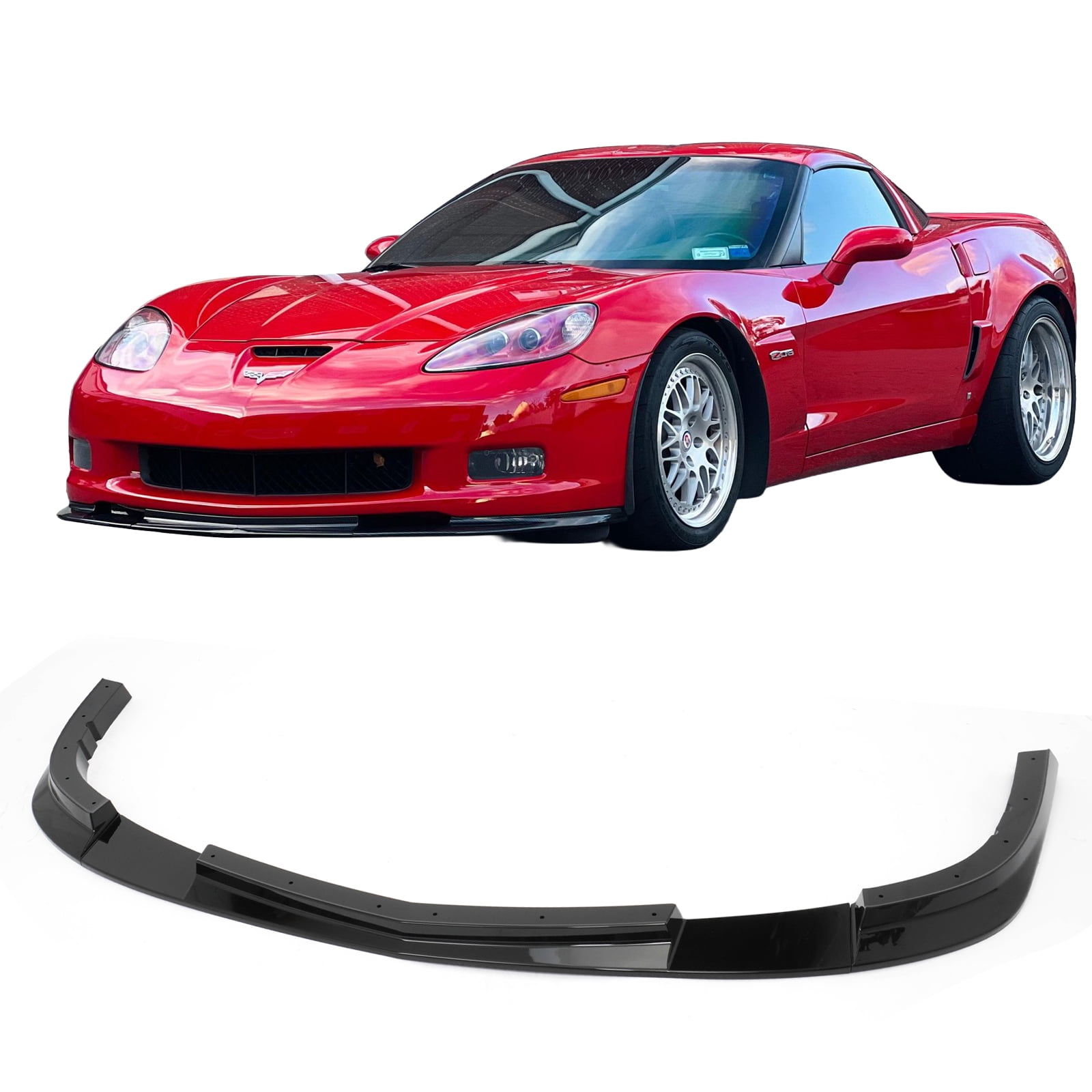 Ikon Motorsports Front Bumper Lip, Compatible with 2006-2013 Chevrolet ...