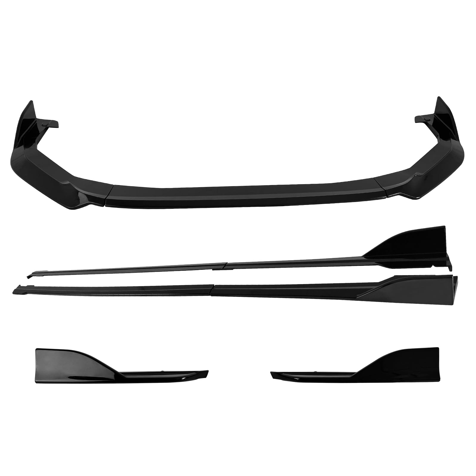 Ikon Motorsports Front Bumper Lip Side Skirts Rear Aprons Compatible ...