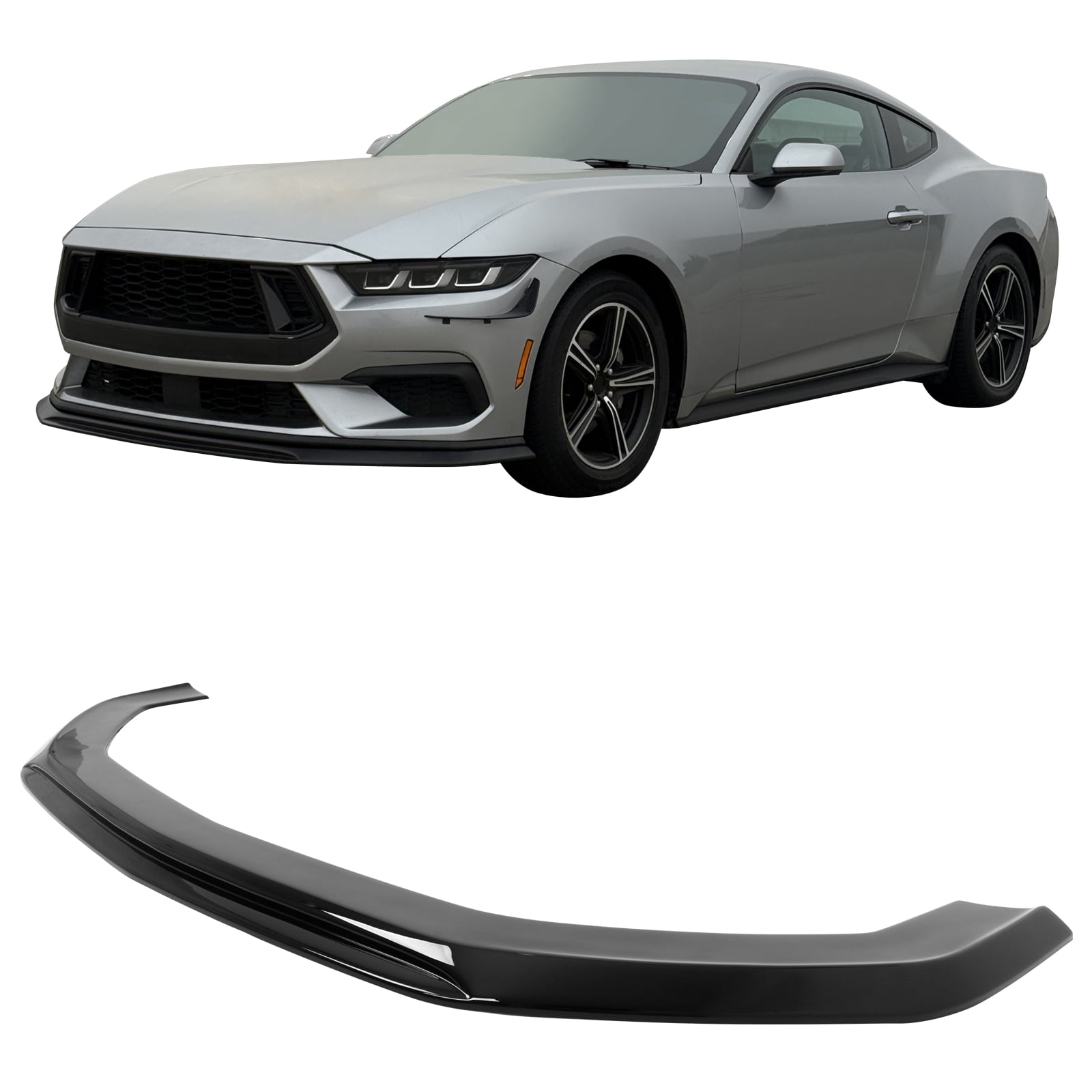 Ikon Motorsports Front Bumper Lip Spoiler for 2024-2026 Ford Mustang ...