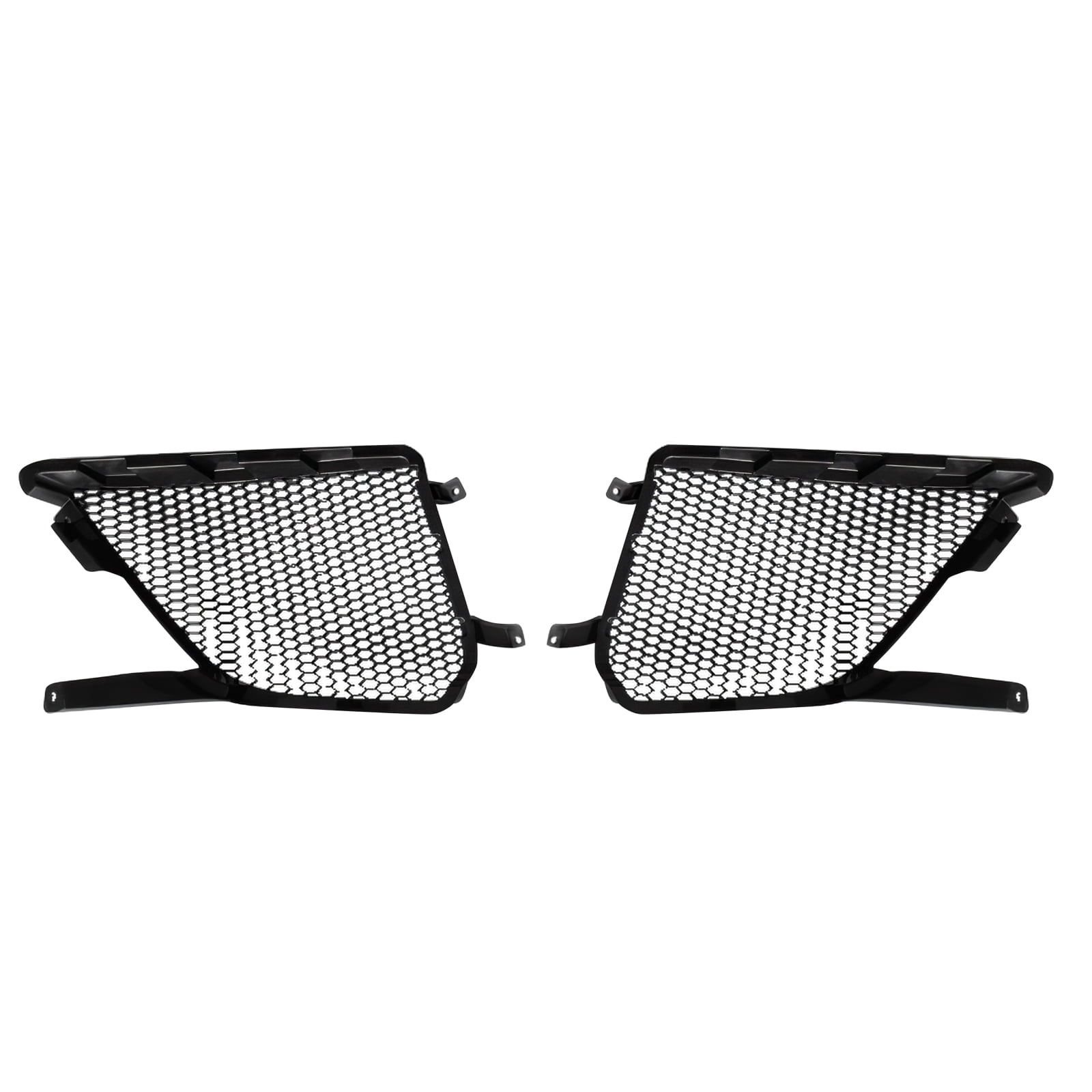 Ikon Motorsports Front Bumper Lower Insert Side Grilles Compatible with ...