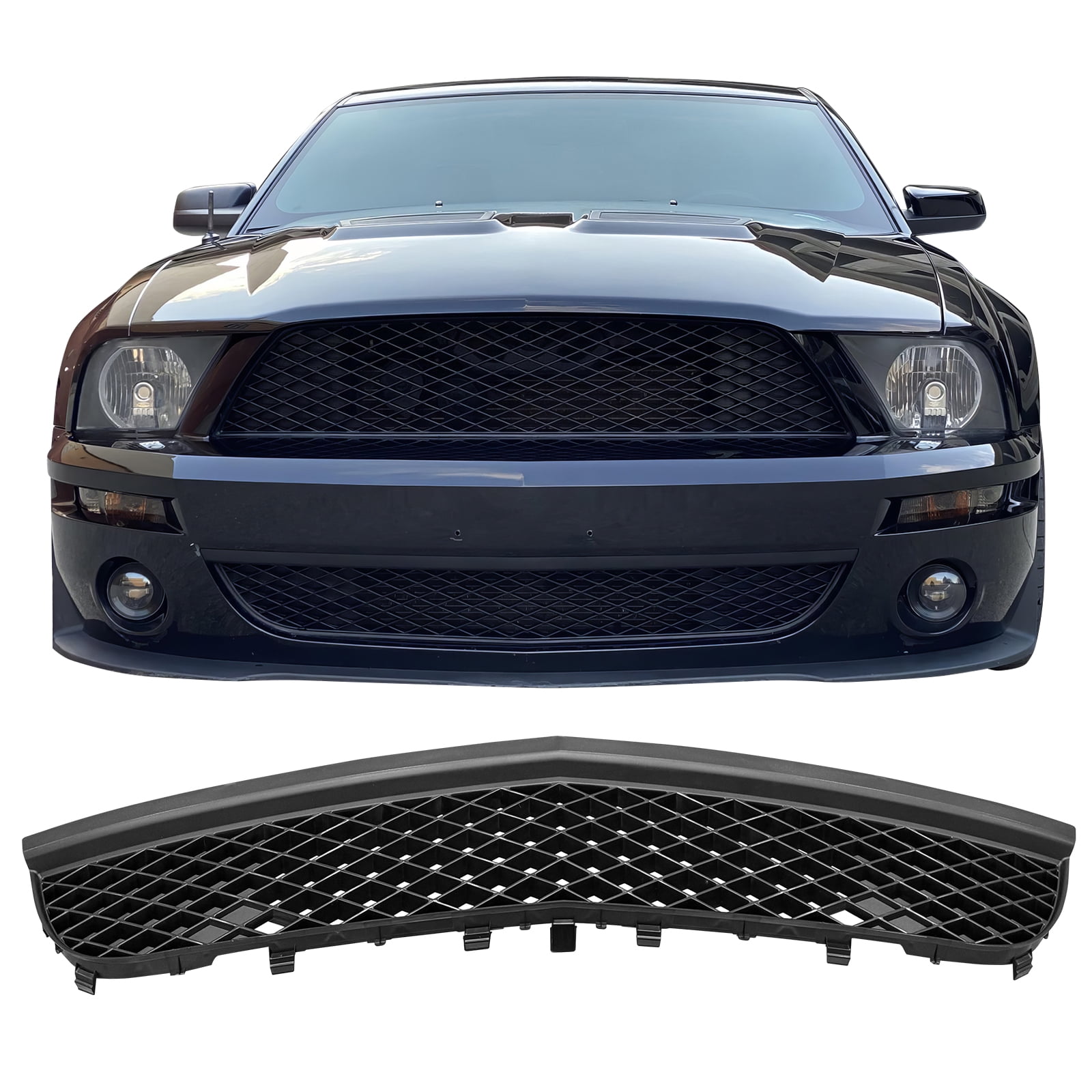 Ikon Motorsports Front Lower Grille Compatible with 2007-2009 Ford ...