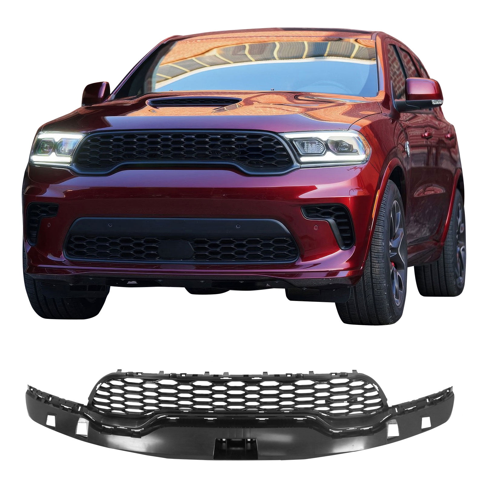 Ikon Motorsports Front Upper Grille Compatible with 2021-2025 Dodge ...