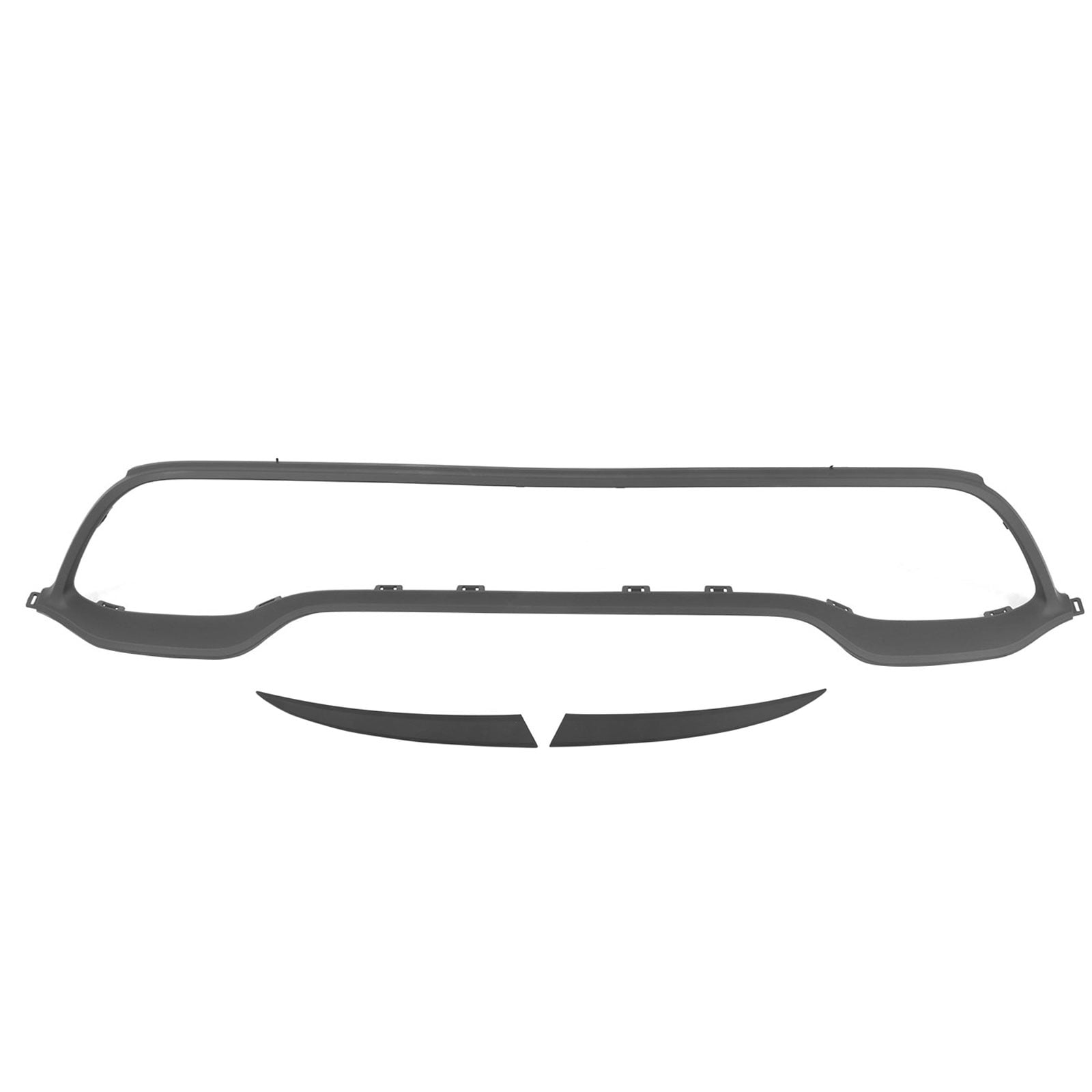 Ikon Motorsports Front Upper Grille Surround Trim Compatible with 2021 ...