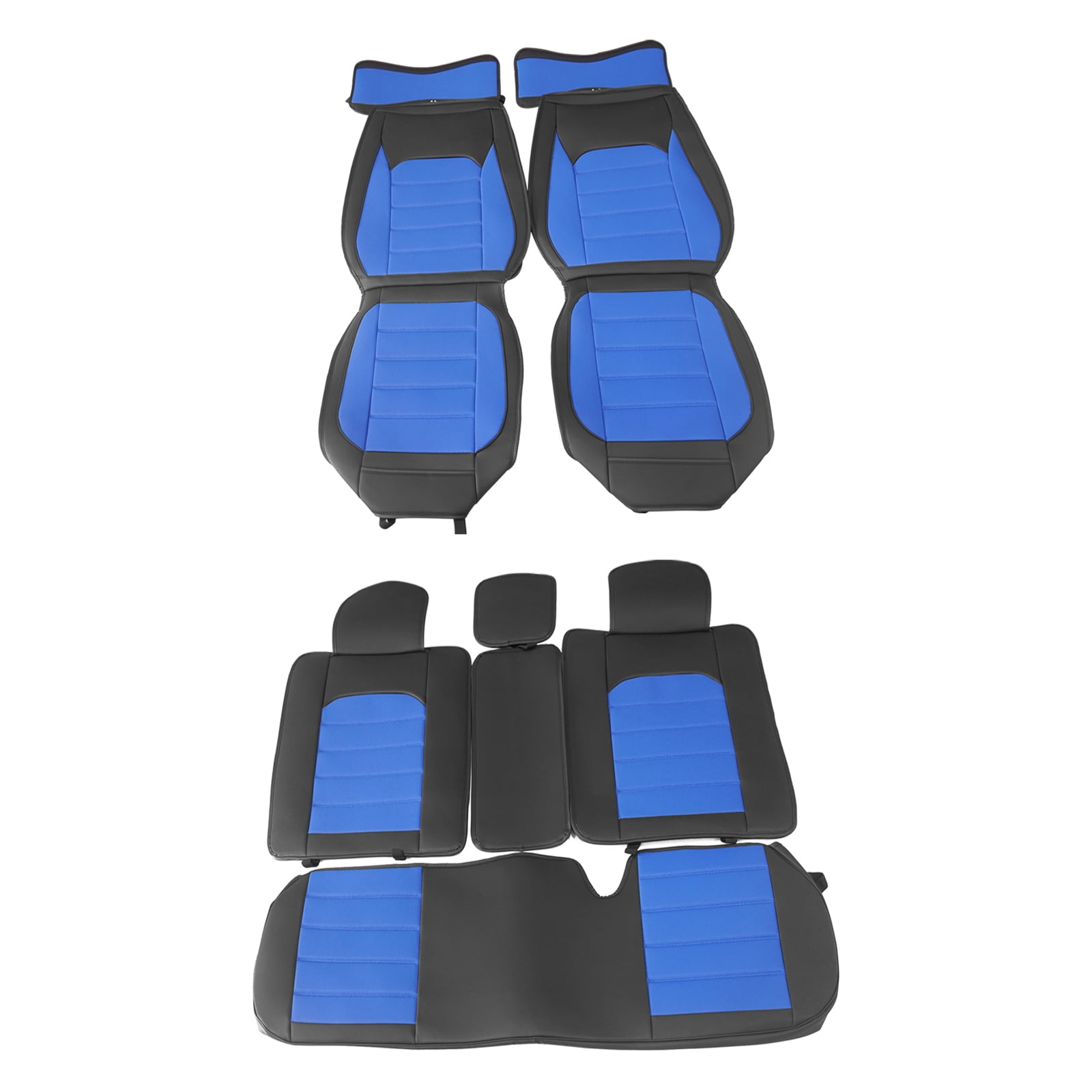 Ikon Motorsports Full Set Car Seat Covers Compatible with 2009-2023 ...