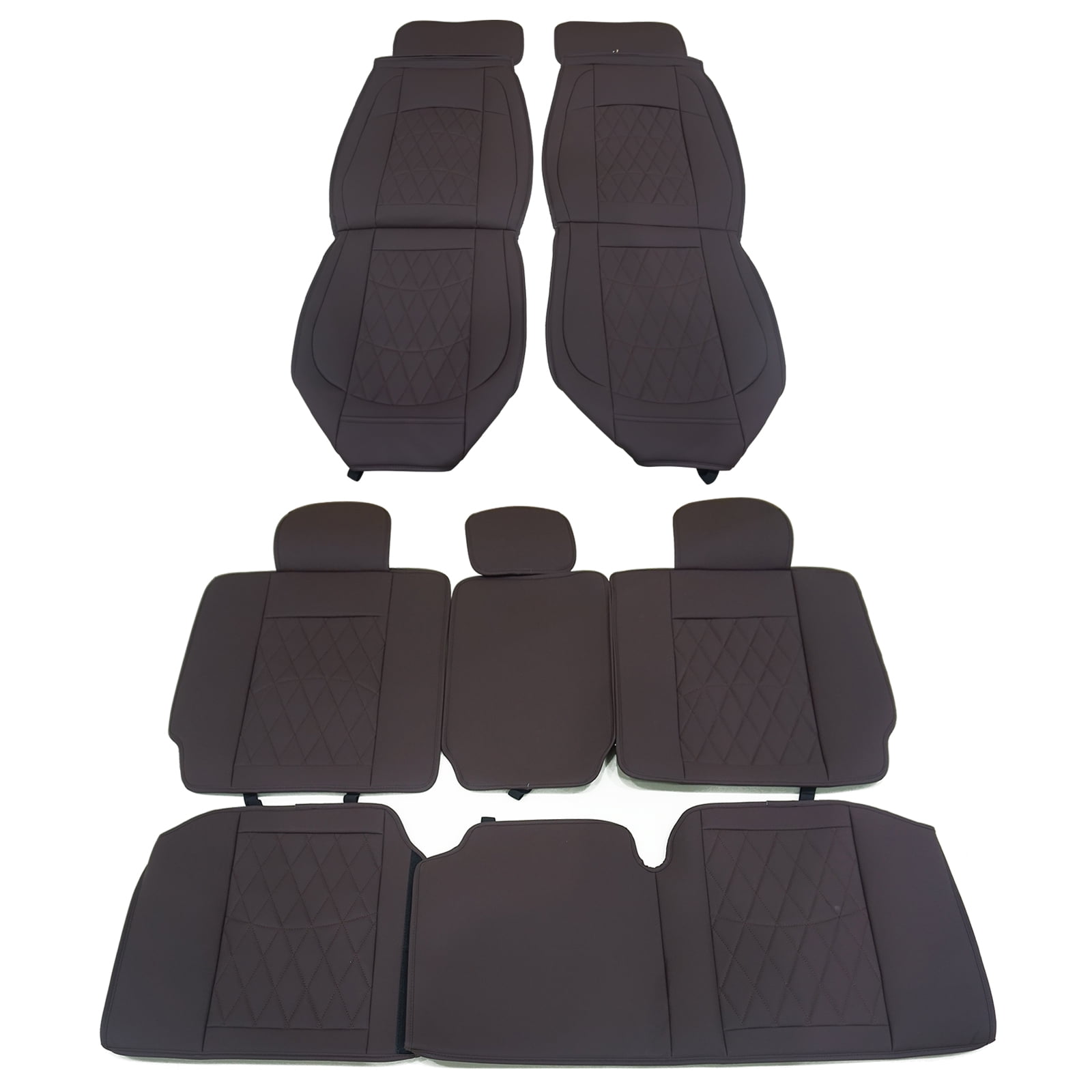 Ikon Motorsports Full Set Seat Covers Compatible with 2008-2023 Toyota ...