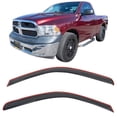 Ikon Motorsports In-Channel Window Visors for 2009-2018 Dodge Ram 1500 ...