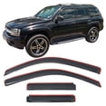 Ikon Motorsports In-Channel Window Visors Fits 2002-2009 Chevy ...