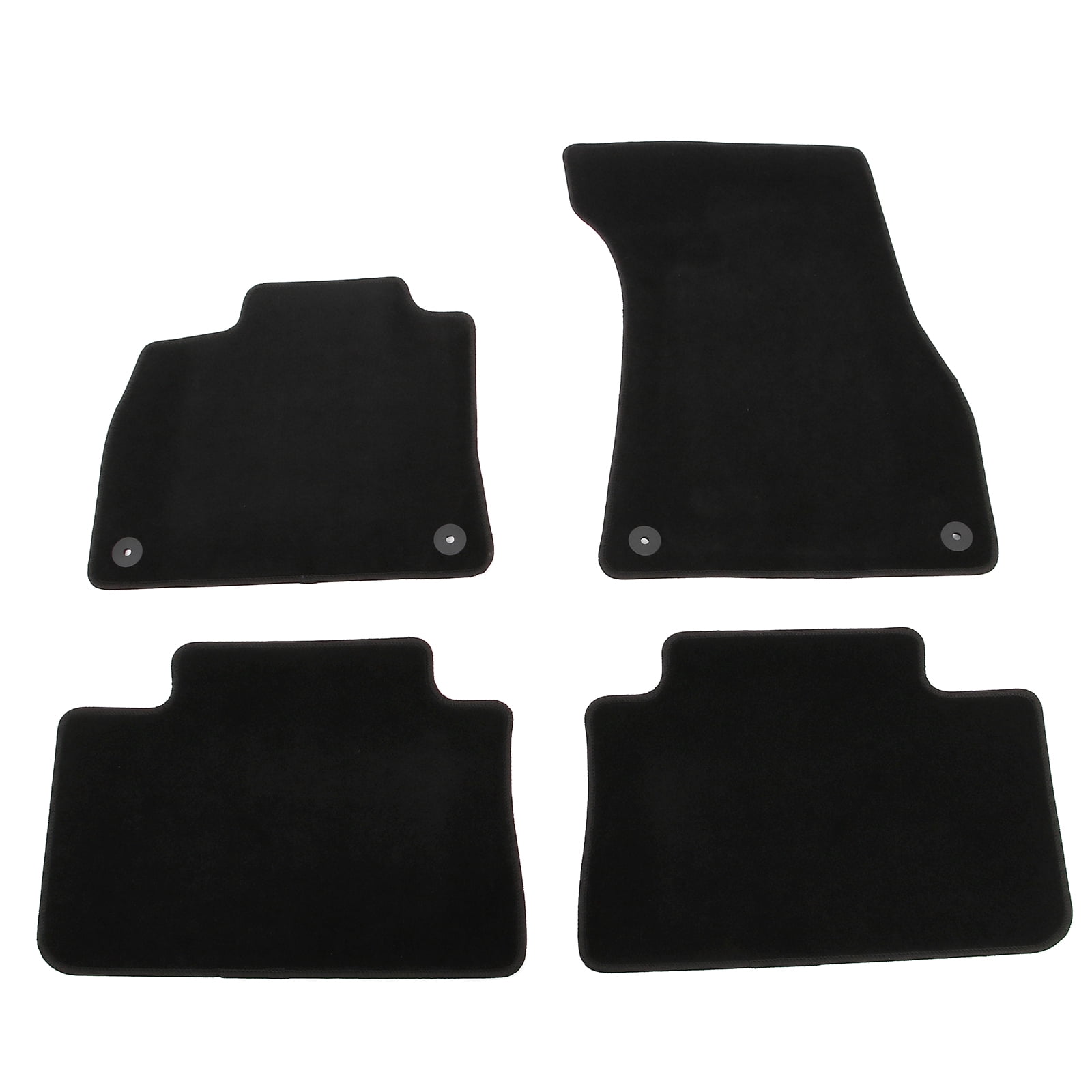 Ikon Motorsports Nylon Car Floor Mats Compatible with 2024-2025 Audi Q8 ...
