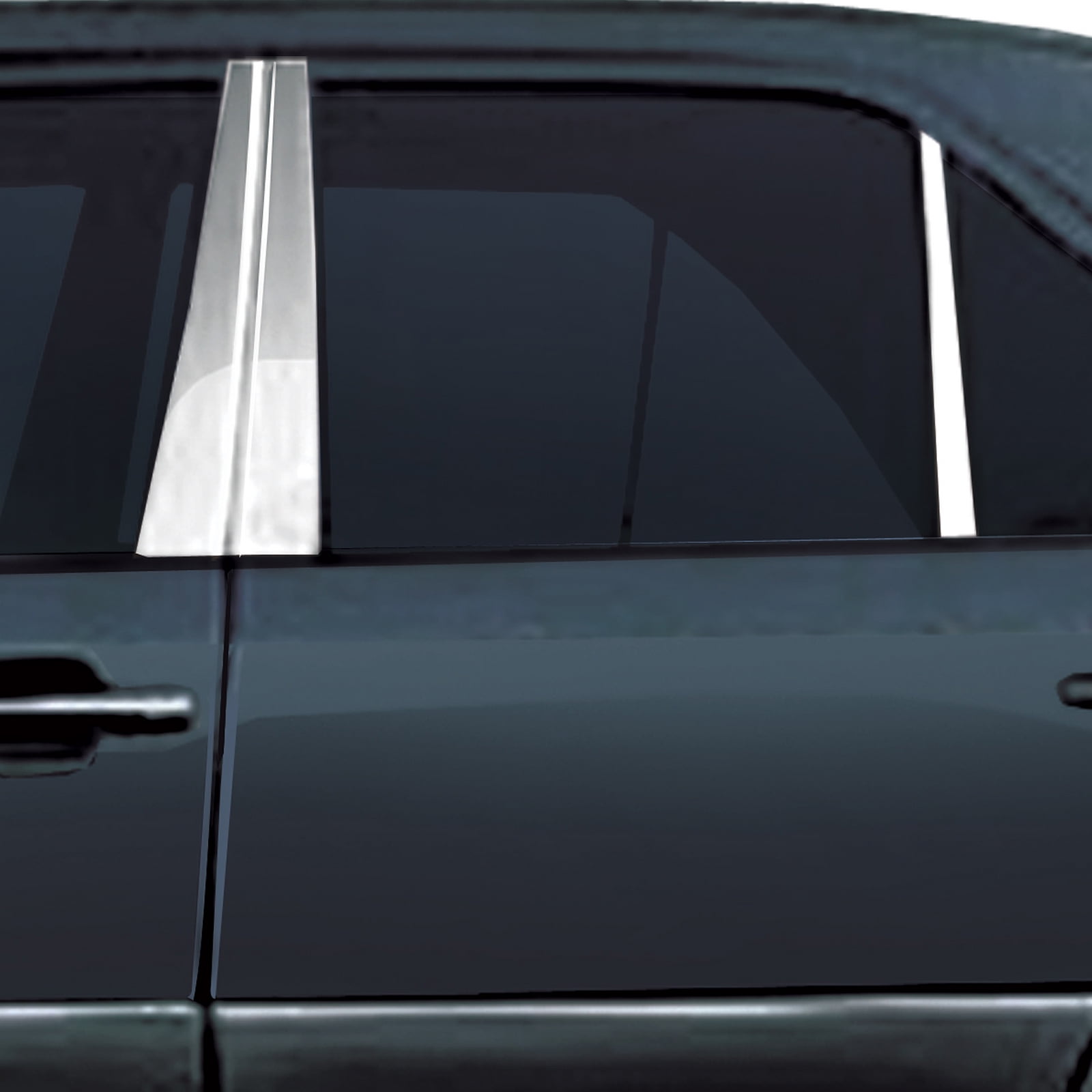 Ikon Motorsports Pillar Post Compatible With 1986-1995 Mercedes-Benz E ...