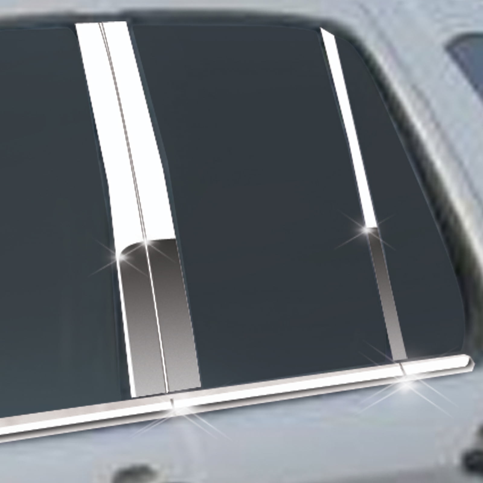 Ikon Motorsports Pillar Post Compatible With 1998-2005 Mercedes-Benz ML ...