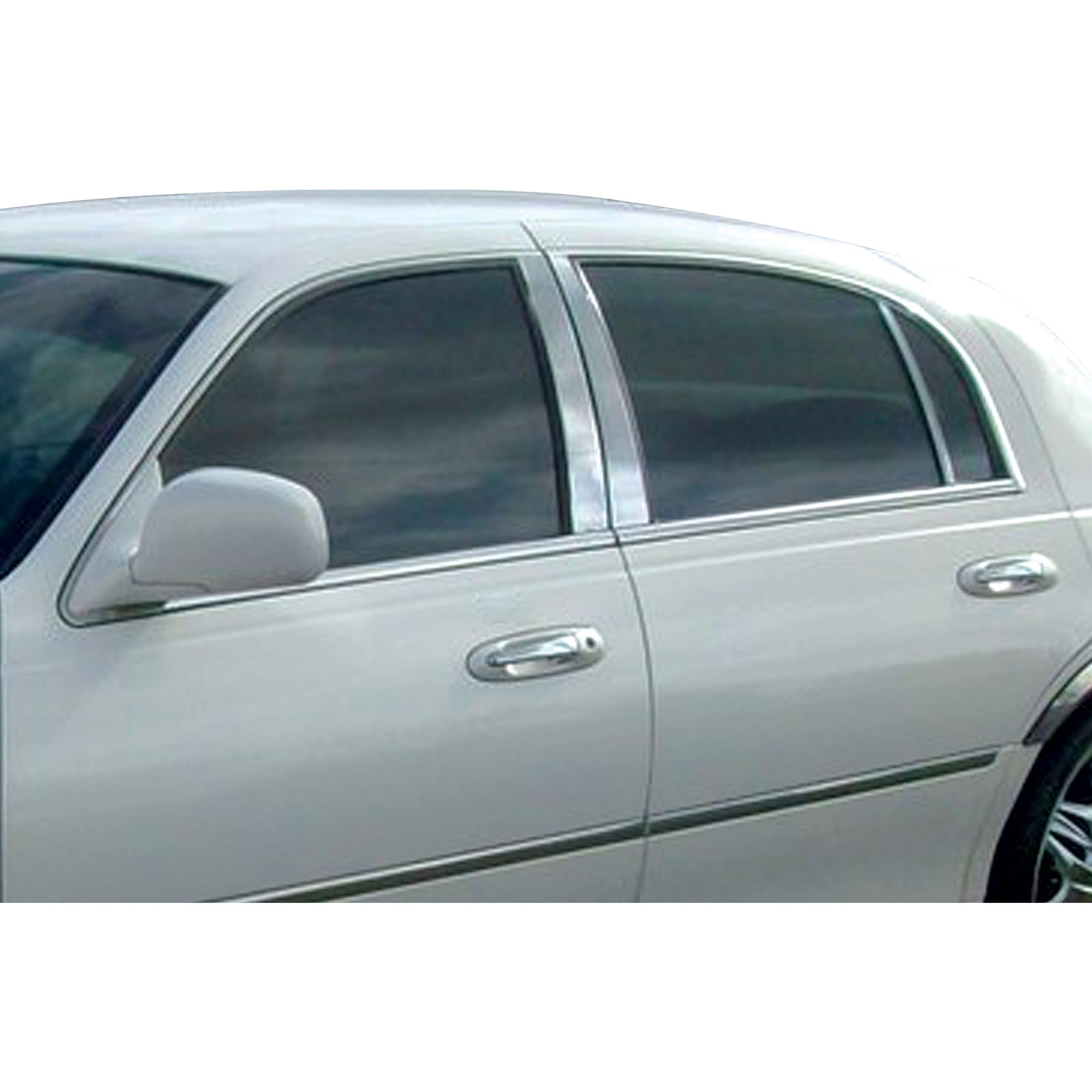 Ikon Motorsports Pillar Post Compatible With 1998-2011 Lincoln Town Car ...