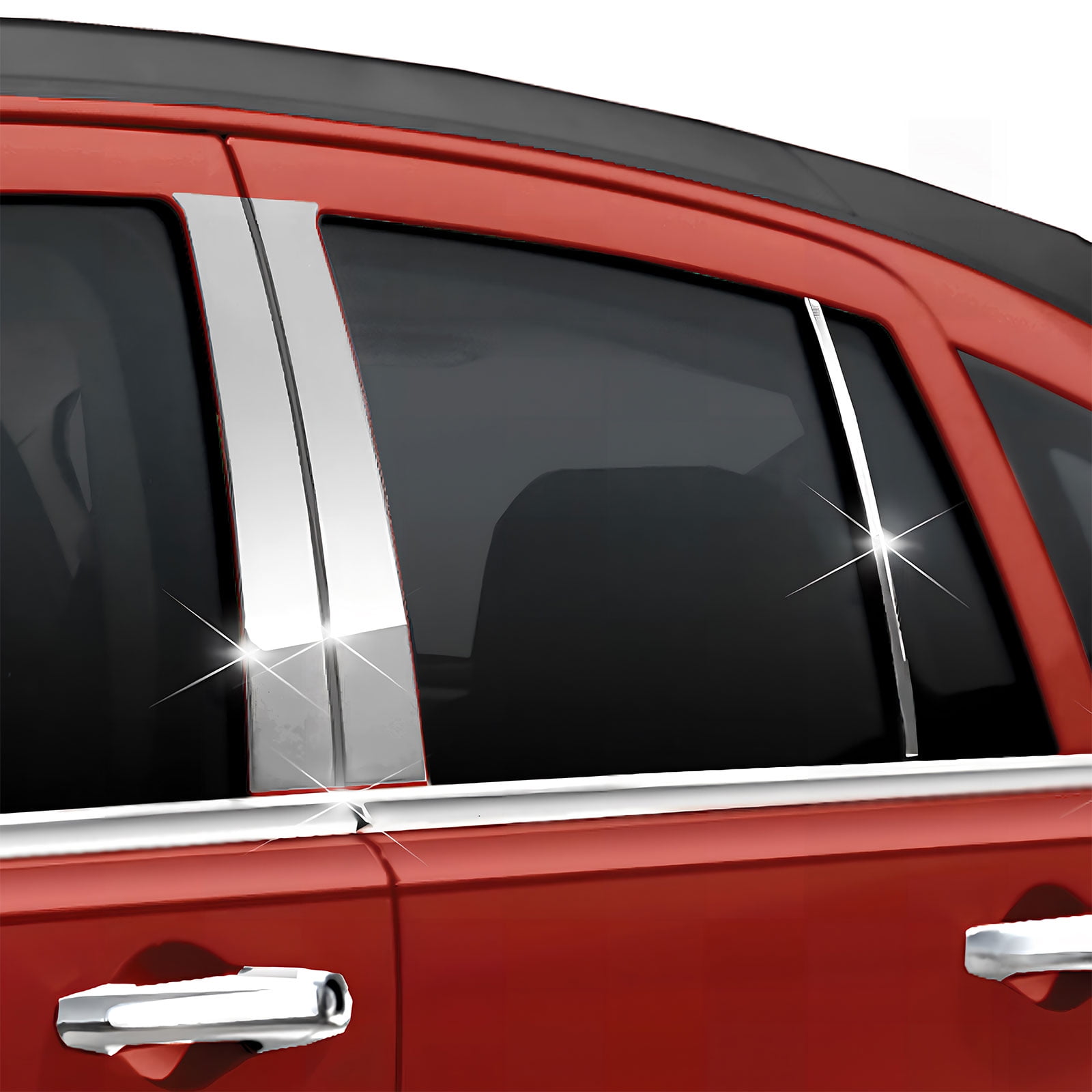 Ikon Motorsports Pillar Post Compatible With 2007-2012 Dodge Caliber ...