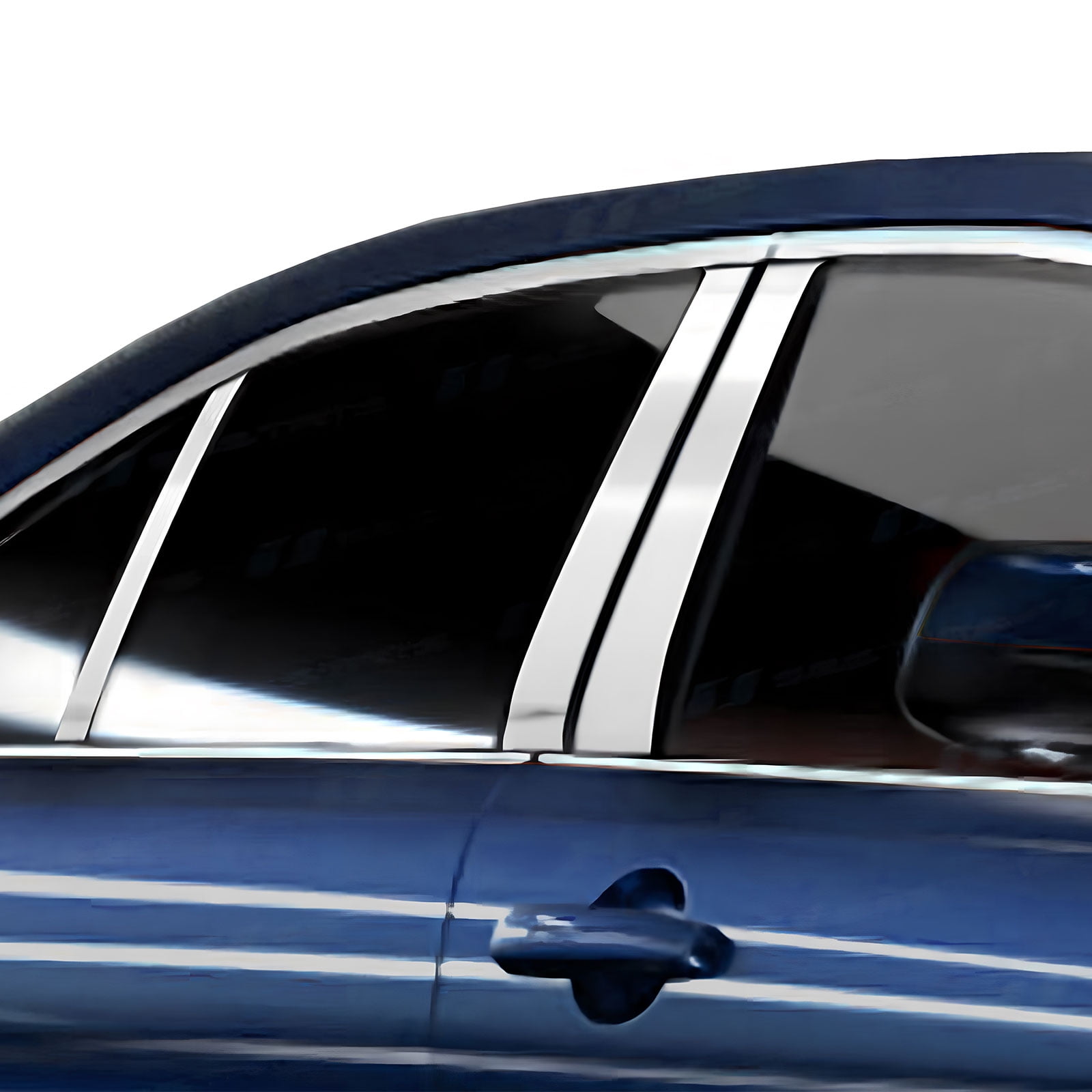 Ikon Motorsports Pillar Post Compatible With 2010-2016 Ford Taurus With ...