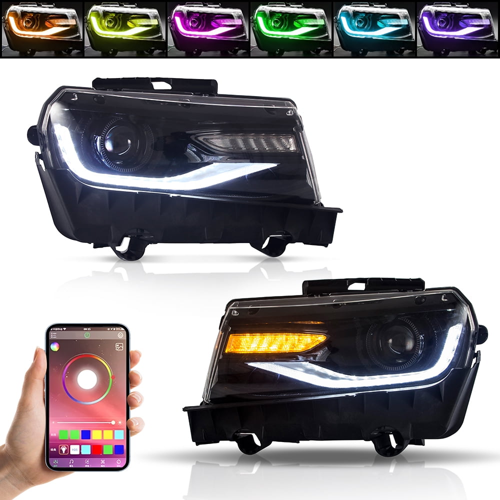 Ikon Motorsports Projector Headlights Compatible With 2014-2015 ...