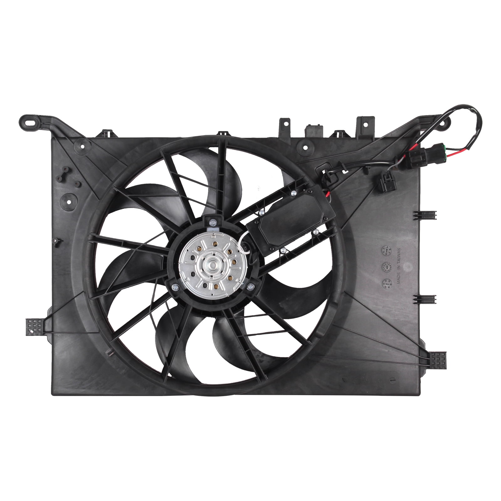 Ikon Motorsports Radiator Cooling Fan Assembly Replacement for 2000 ...