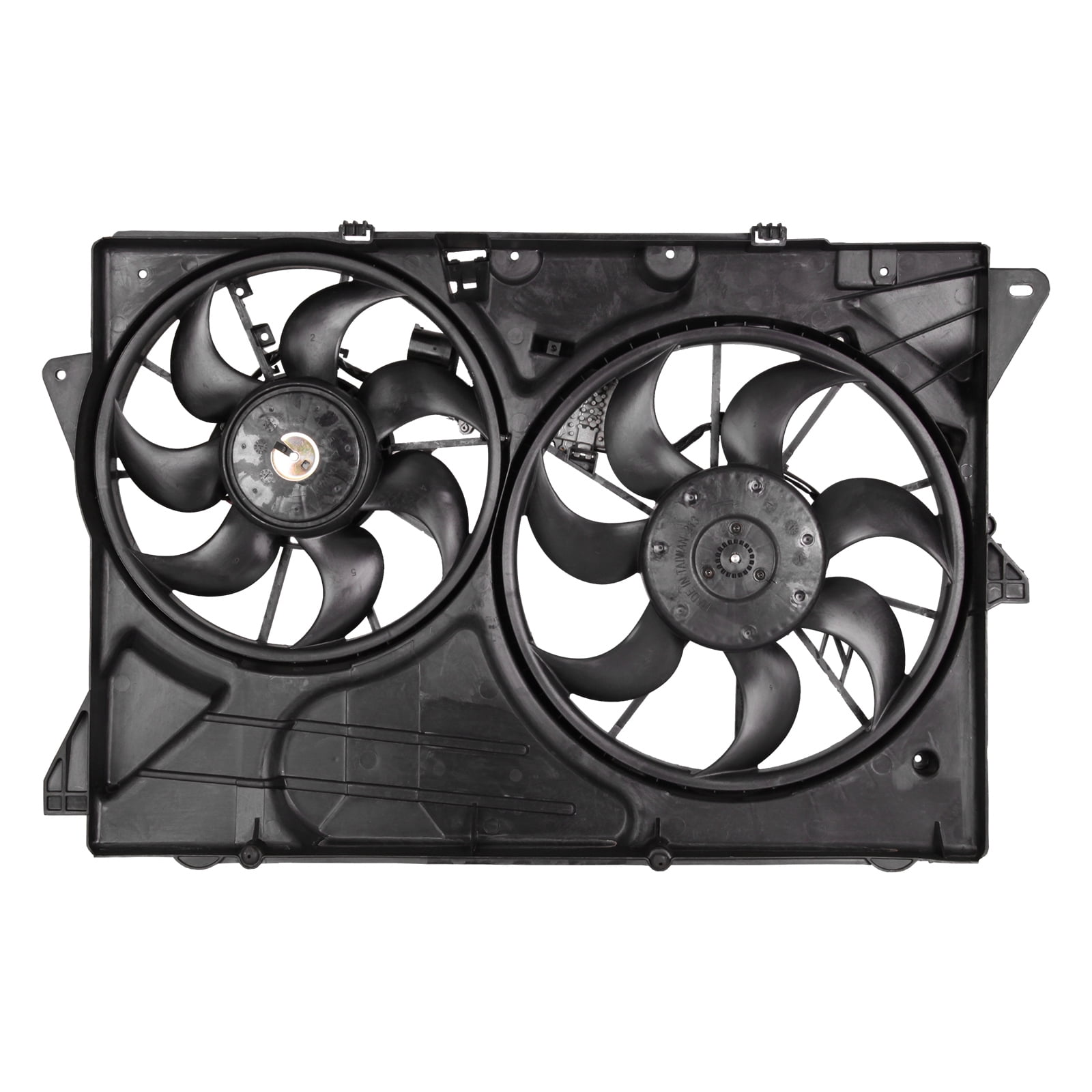 Ikon Motorsports Radiator Cooling Fan Assembly Replacement for 2010-2019 Ford Flex 3.5L 2011 ...