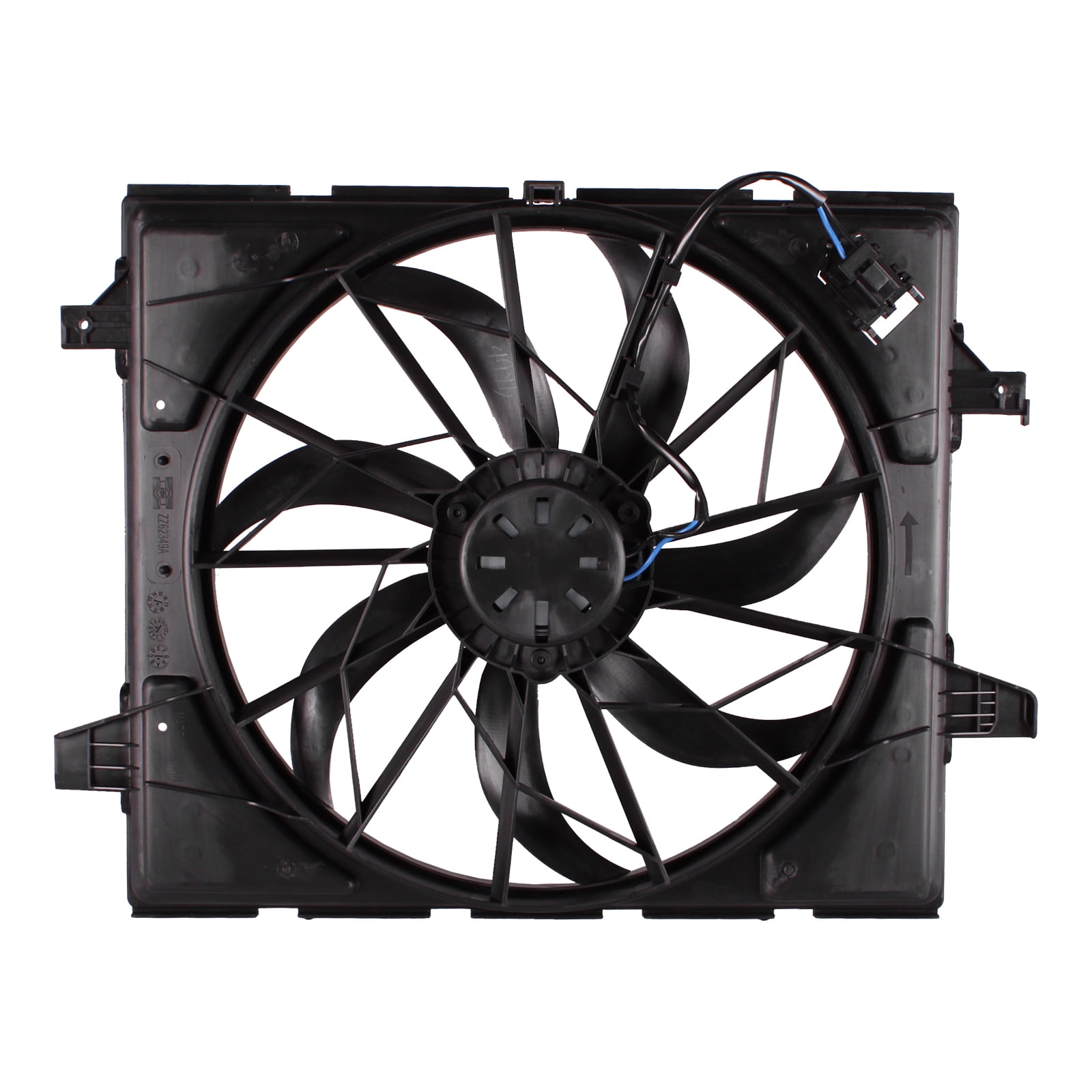 Ikon Motorsports Single Engine Radiator Cooling Fan Assembly for 2011 ...