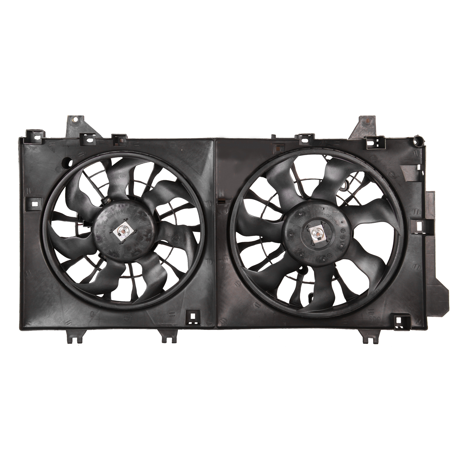 Ikon Motorsports Radiator Cooling Fan Assembly Replacement for 2014-2018 Mazda 3 2.0L 2.5L Japan ...