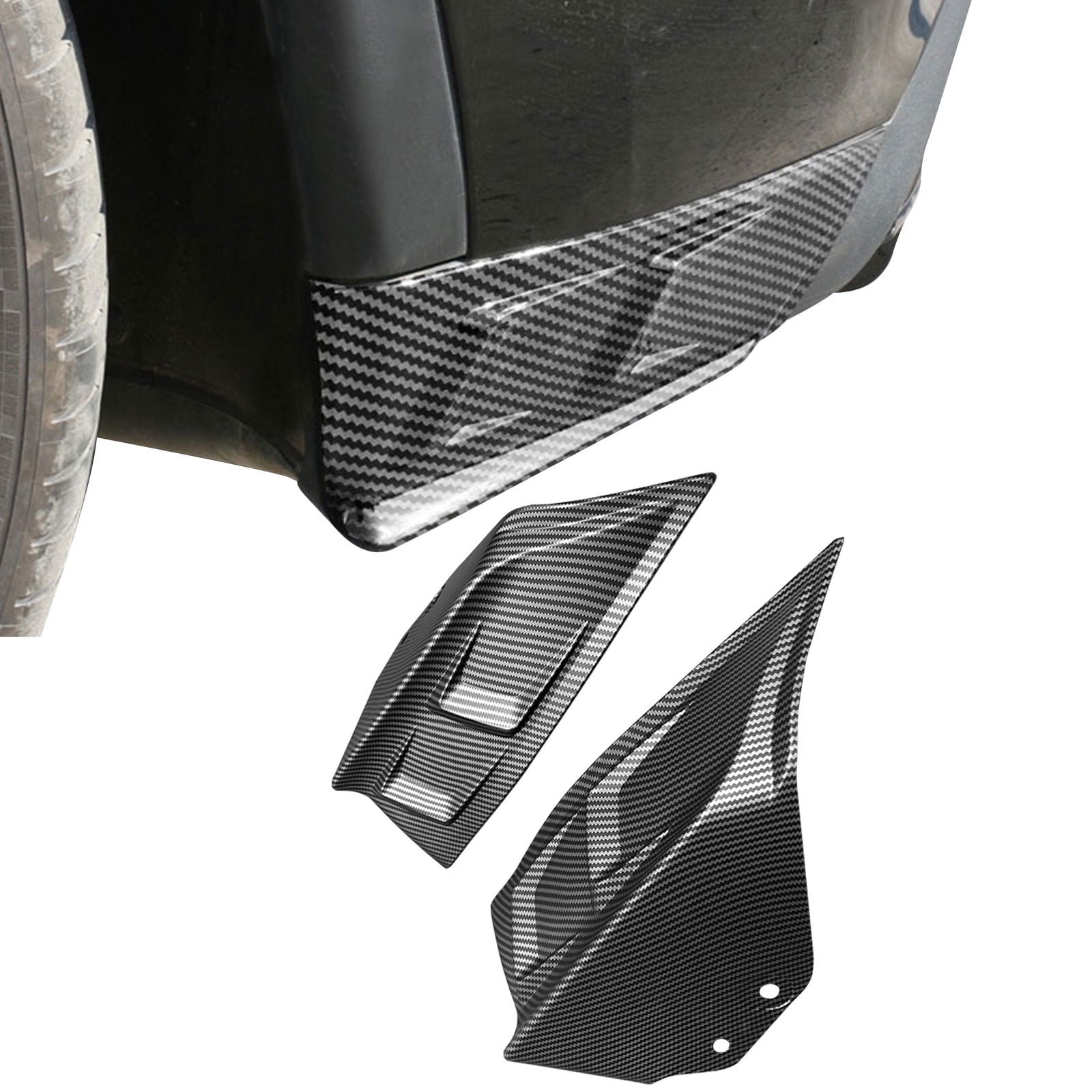 Ikon Motorsports Rear Aprons Compatible With 2020-2023 Tesla Model Y ...