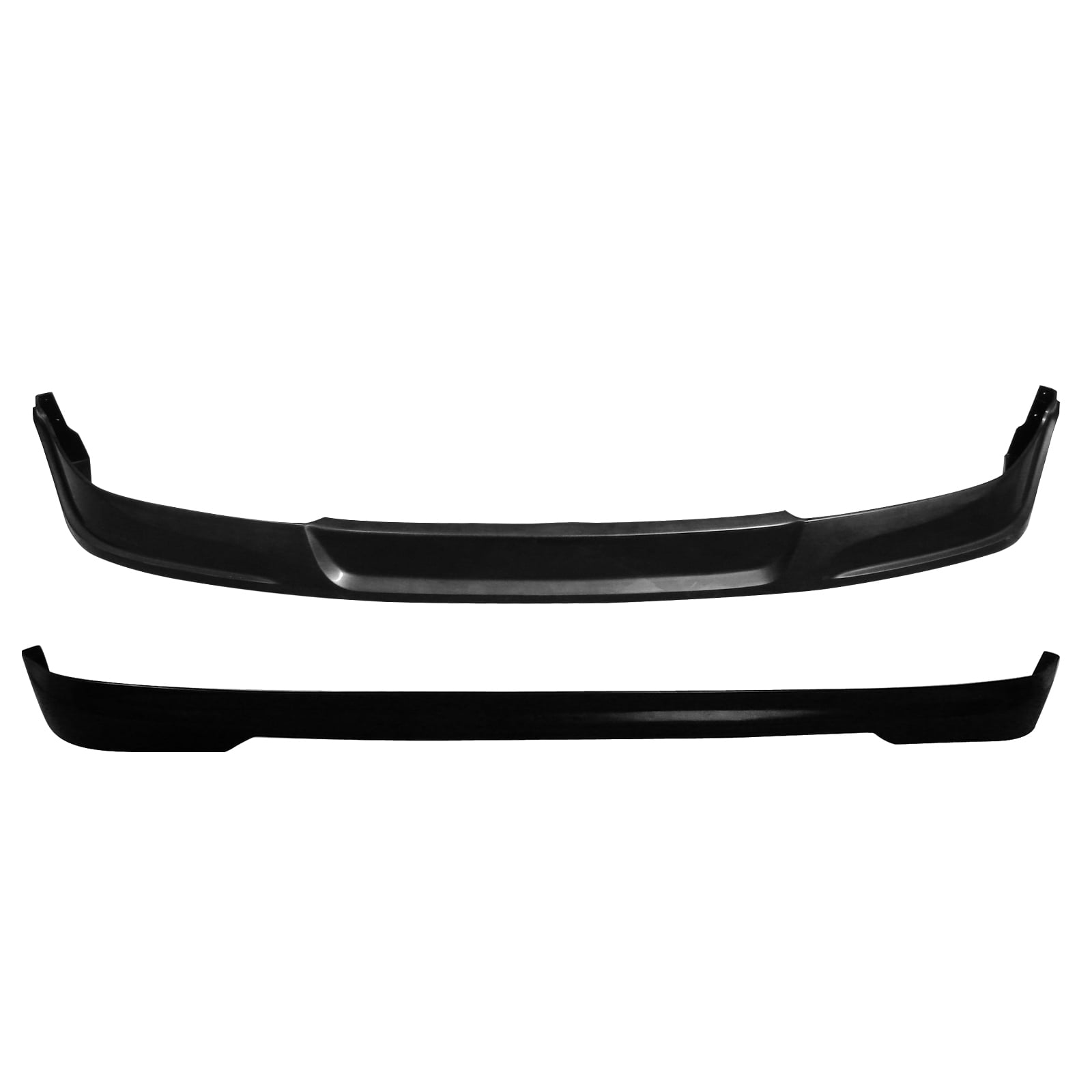 Ikon Motorsports Rear Bumper Diffuser Lip + Front Bumper Lip Compatible ...