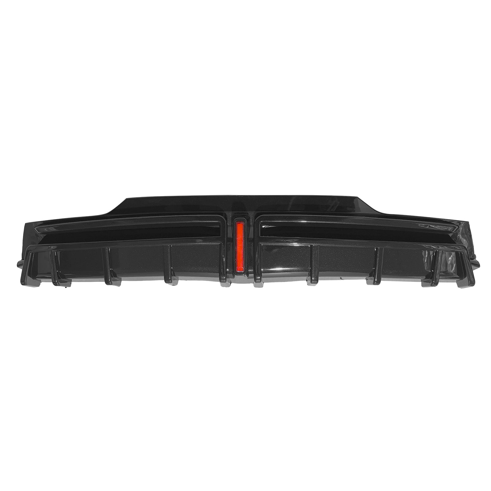 Ikon Motorsports Rear Bumper Lip Diffuser Fin Lower Valance Added on ...