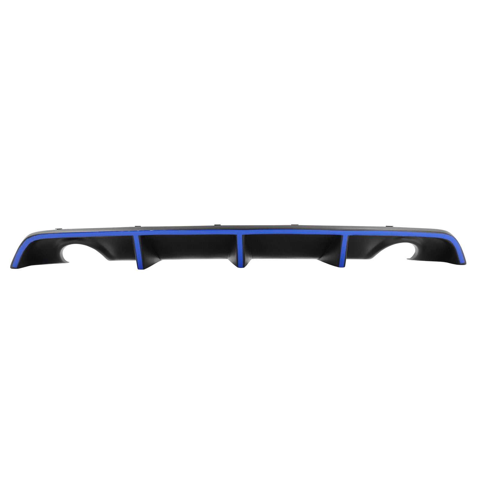 Ikon Motorsports Rear Bumper Lip Diffuser w/ Blue Reflective Tape ...