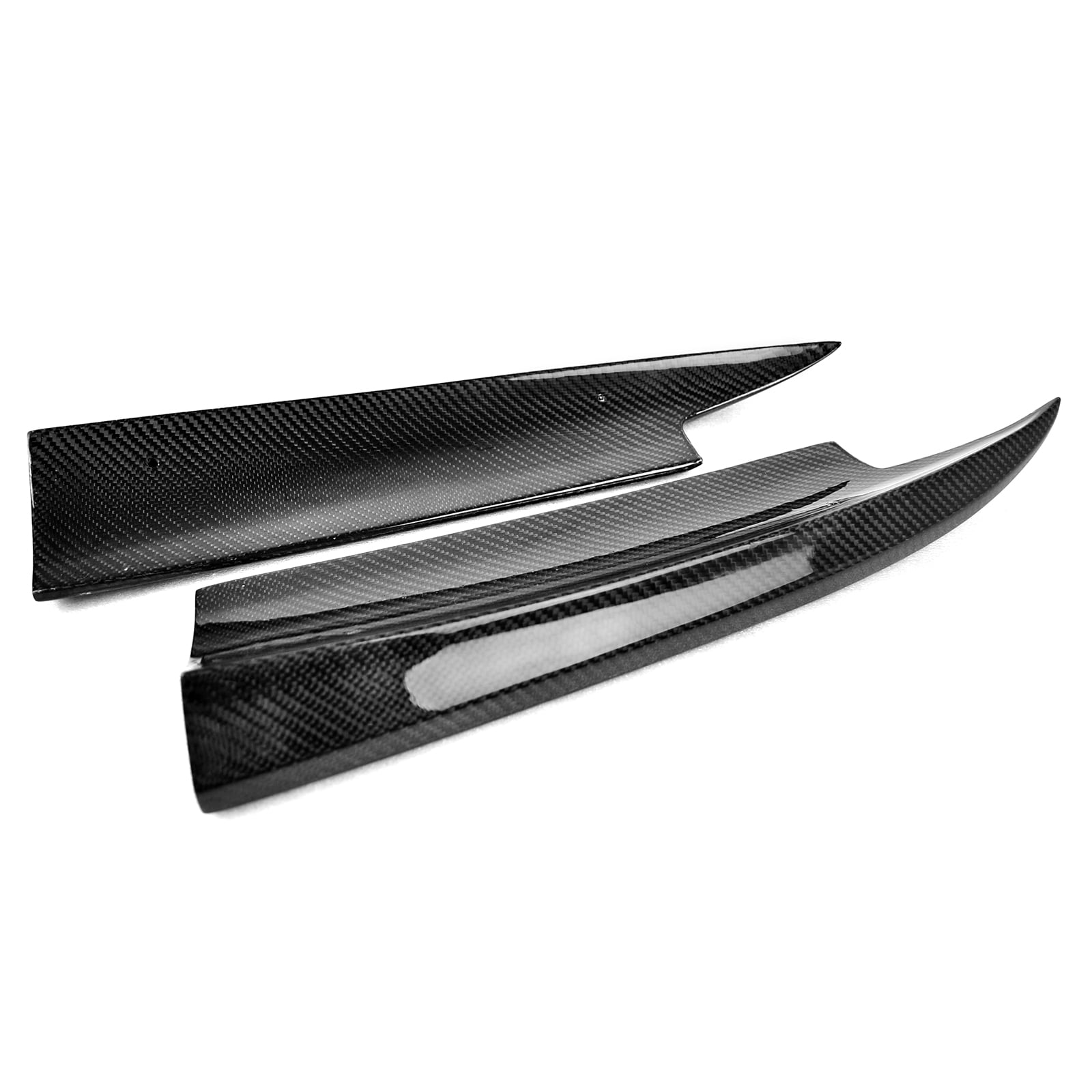 Ikon Motorsports Rear Bumper Side Aprons Compatible With 2014-2016 Benz ...