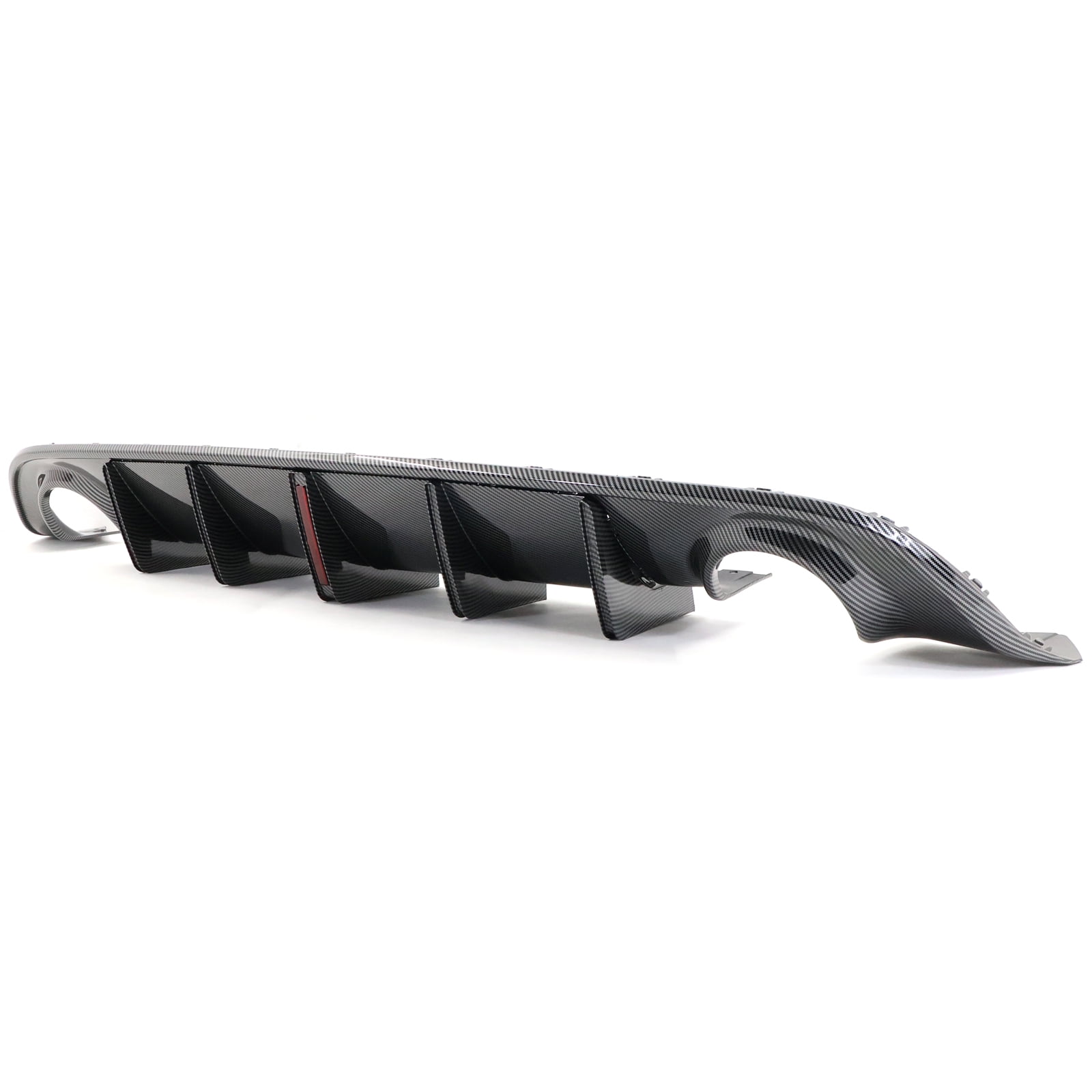 Ikon Motorsports Rear Diffuser With LED Light Compatible with 15-23 ...