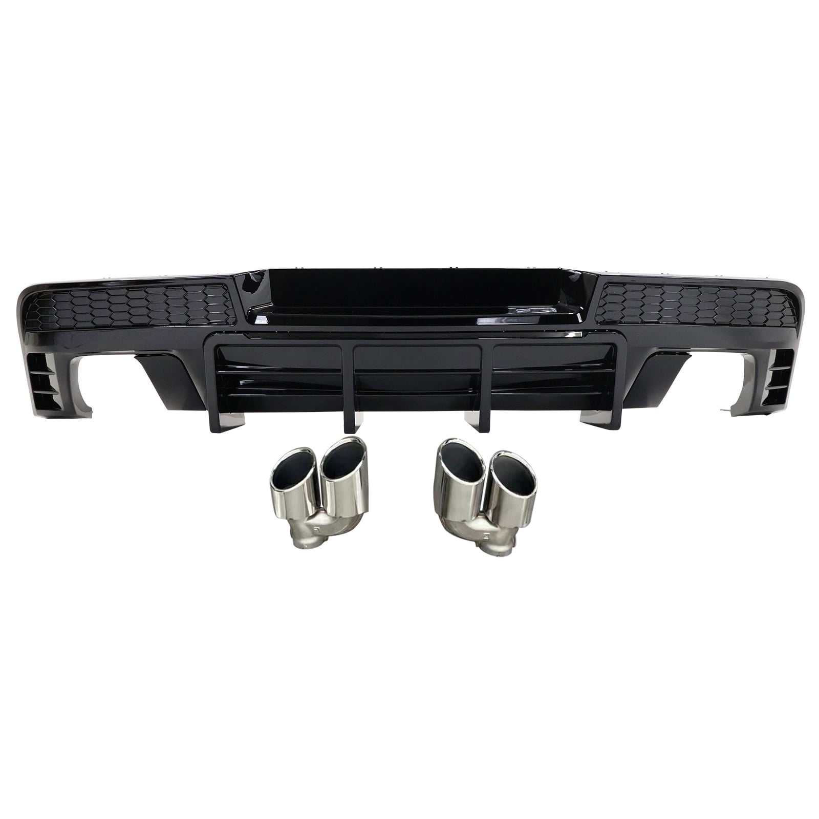 Ikon Motorsports Chevy Camaro LT/LS 14-15 Parts: Rear Diffuser, Quad ...