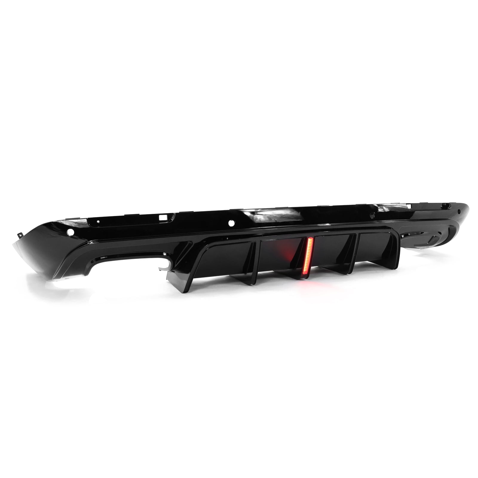 Ikon Motorsports Rear Diffuser w/ LED for 2015-2023 Dodge Challenger ...