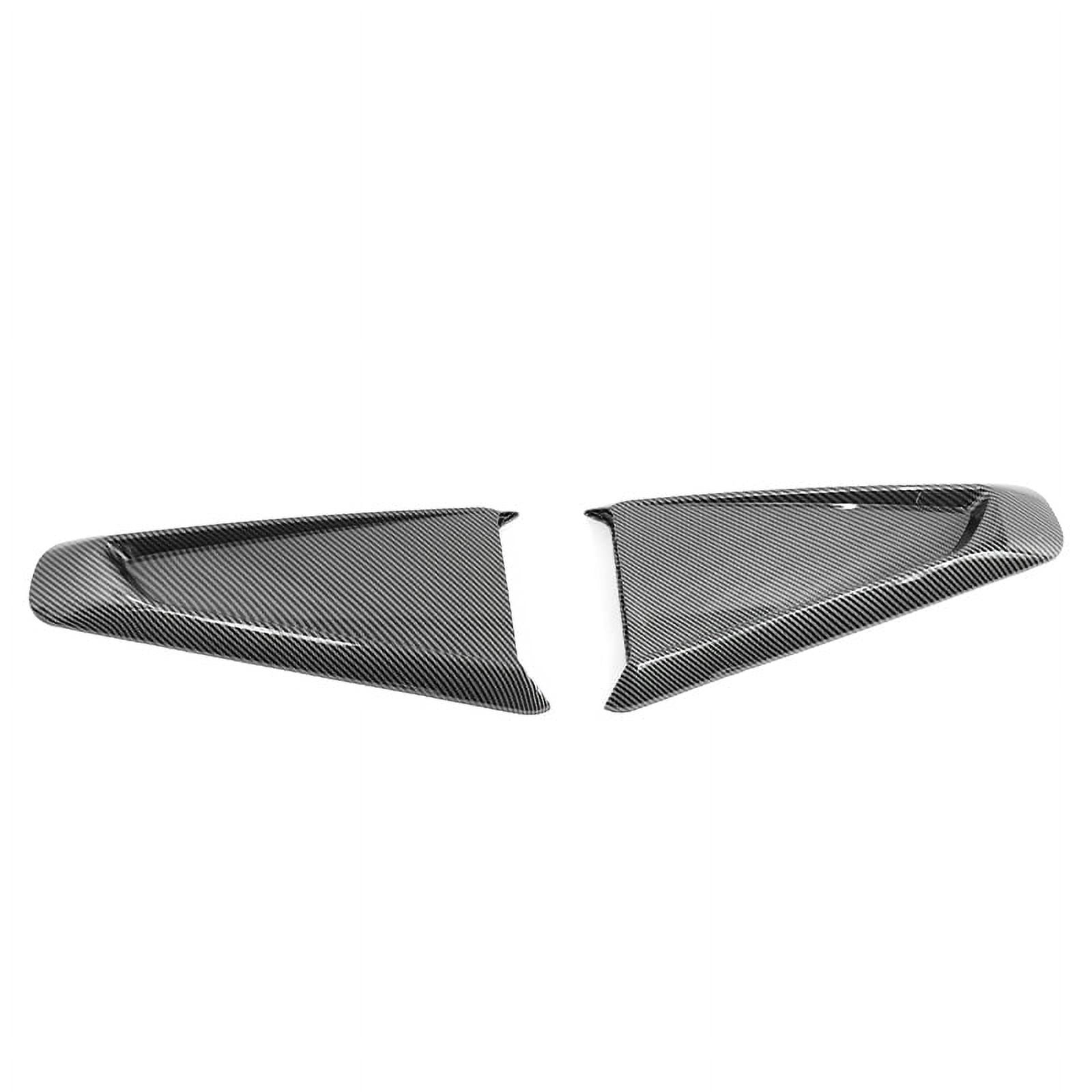 Ikon Motorsports Rear Side Window Louver Covers Compatible With 2010 ...