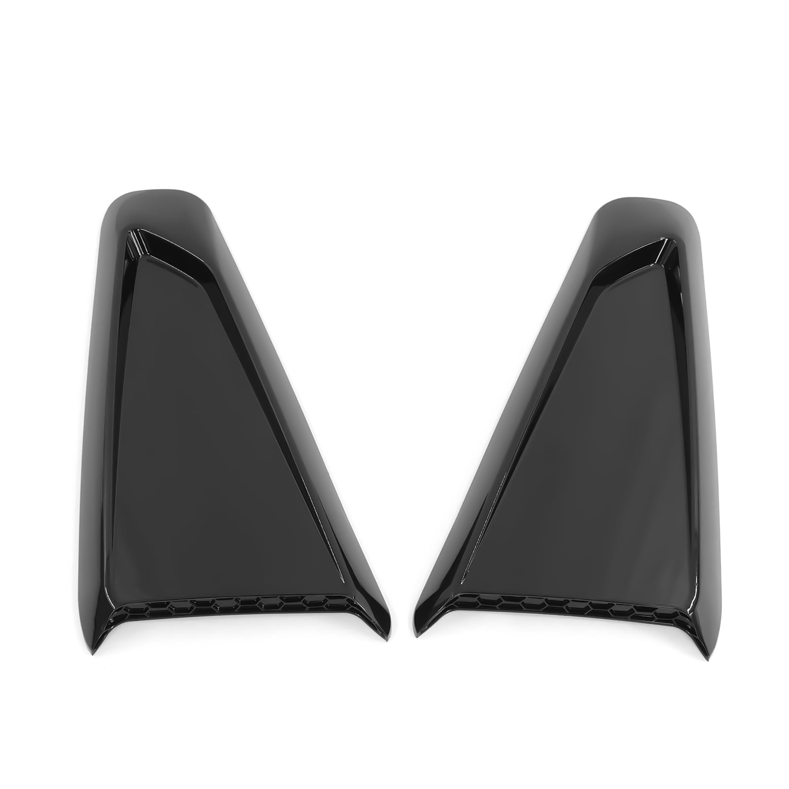 Ikon Motorsports Rear Side Window Louver Covers Compatible With 2010 ...